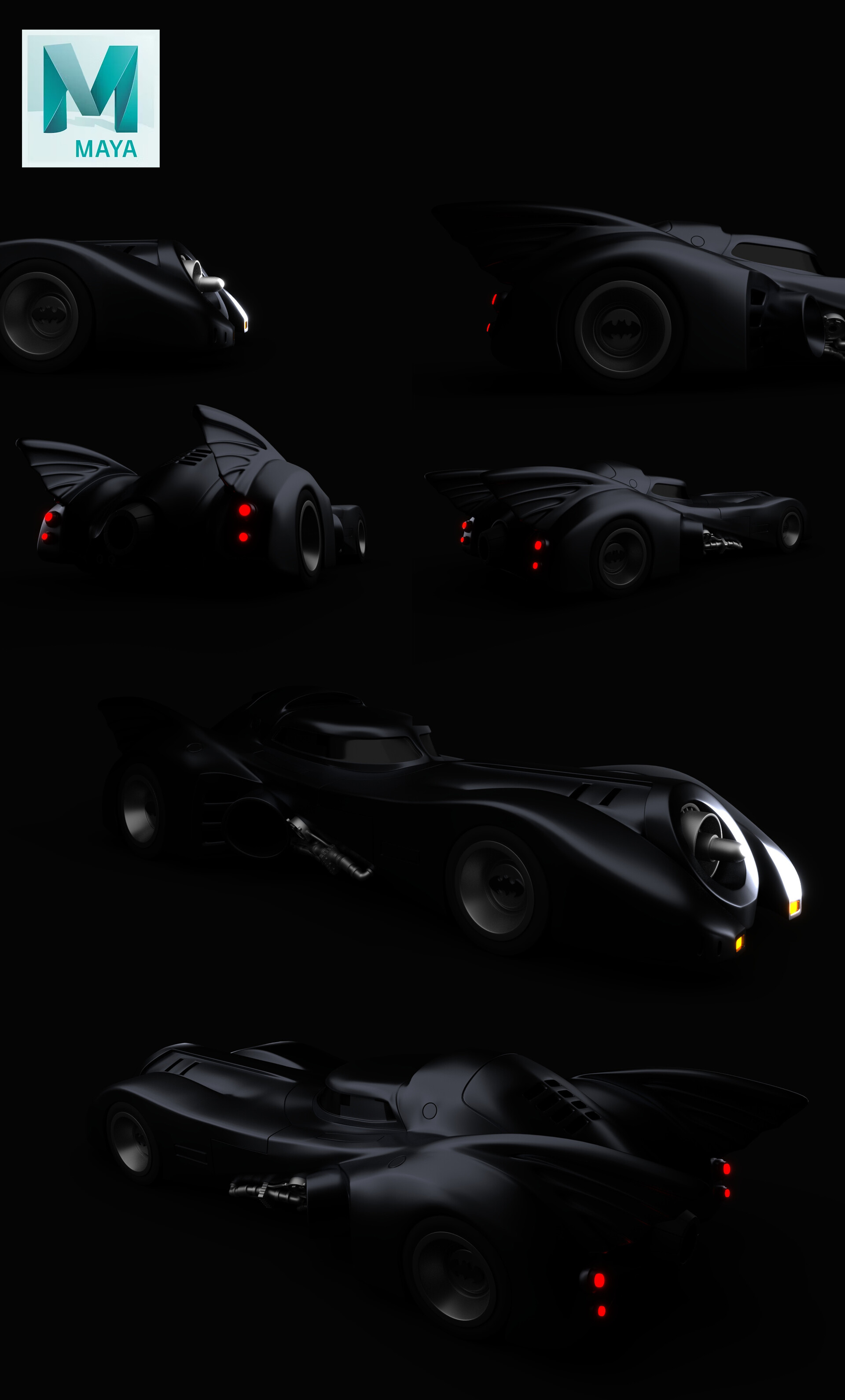 ArtStation - Classic Batmobile