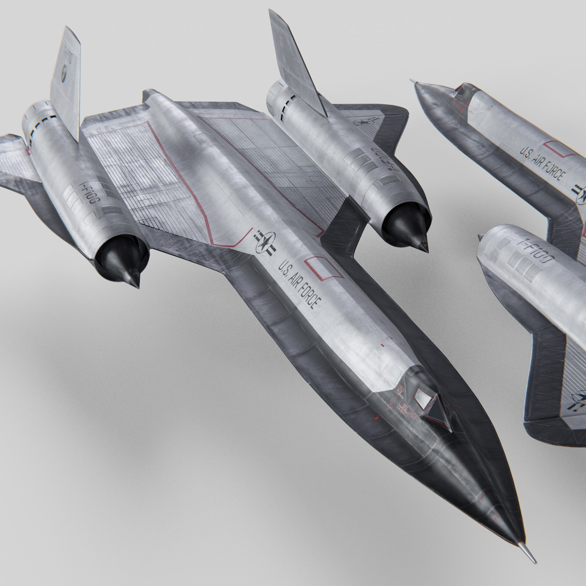 ArtStation - Lockheed SR-71 Exterior