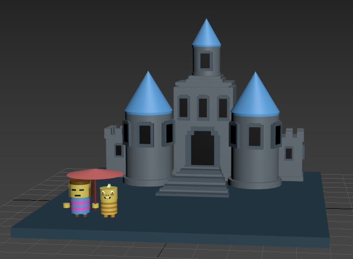 ArtStation - Castle in Waterfall - Undertale