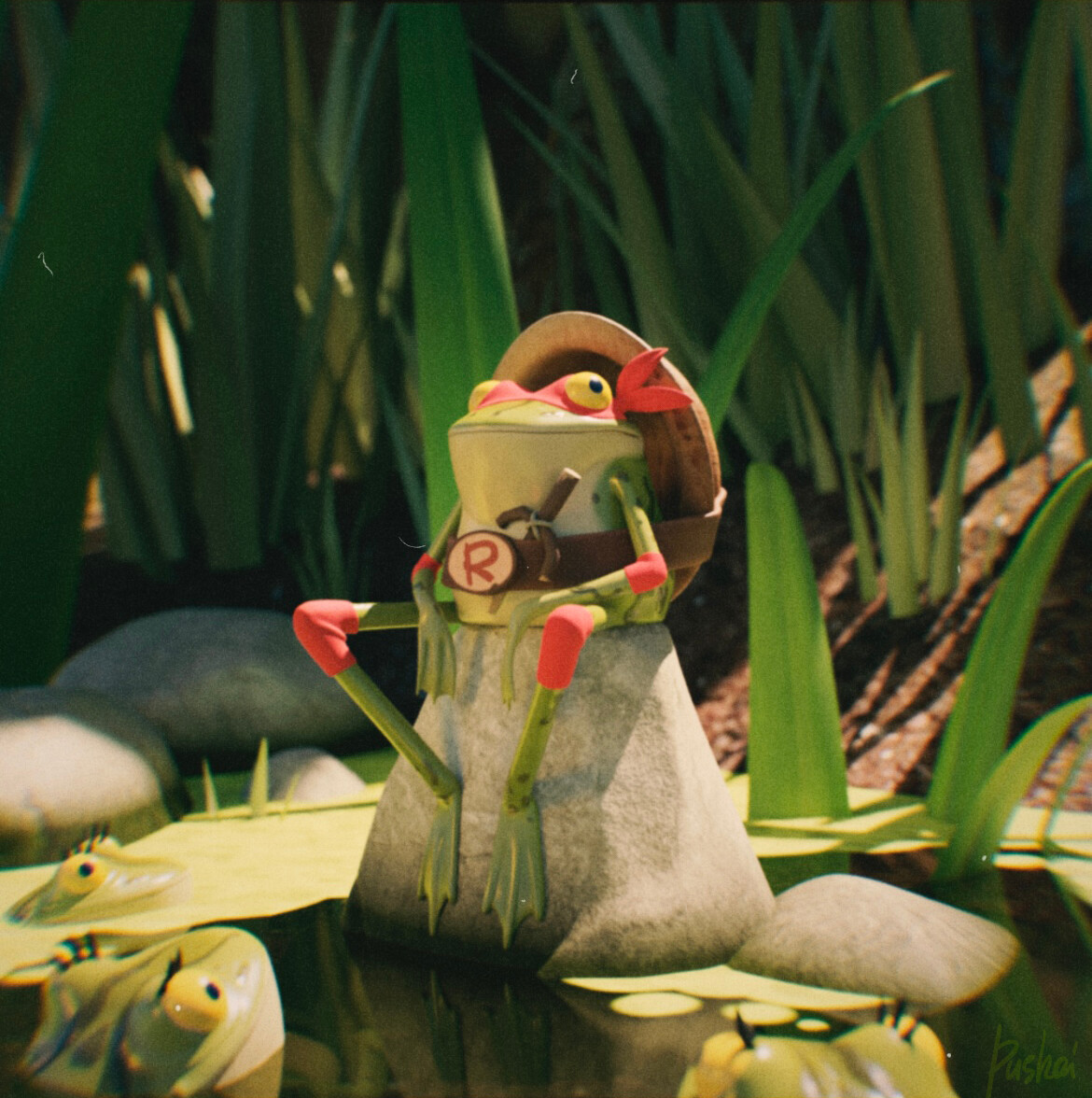 Aleksandr Pushai - Teenage ninja normal frog