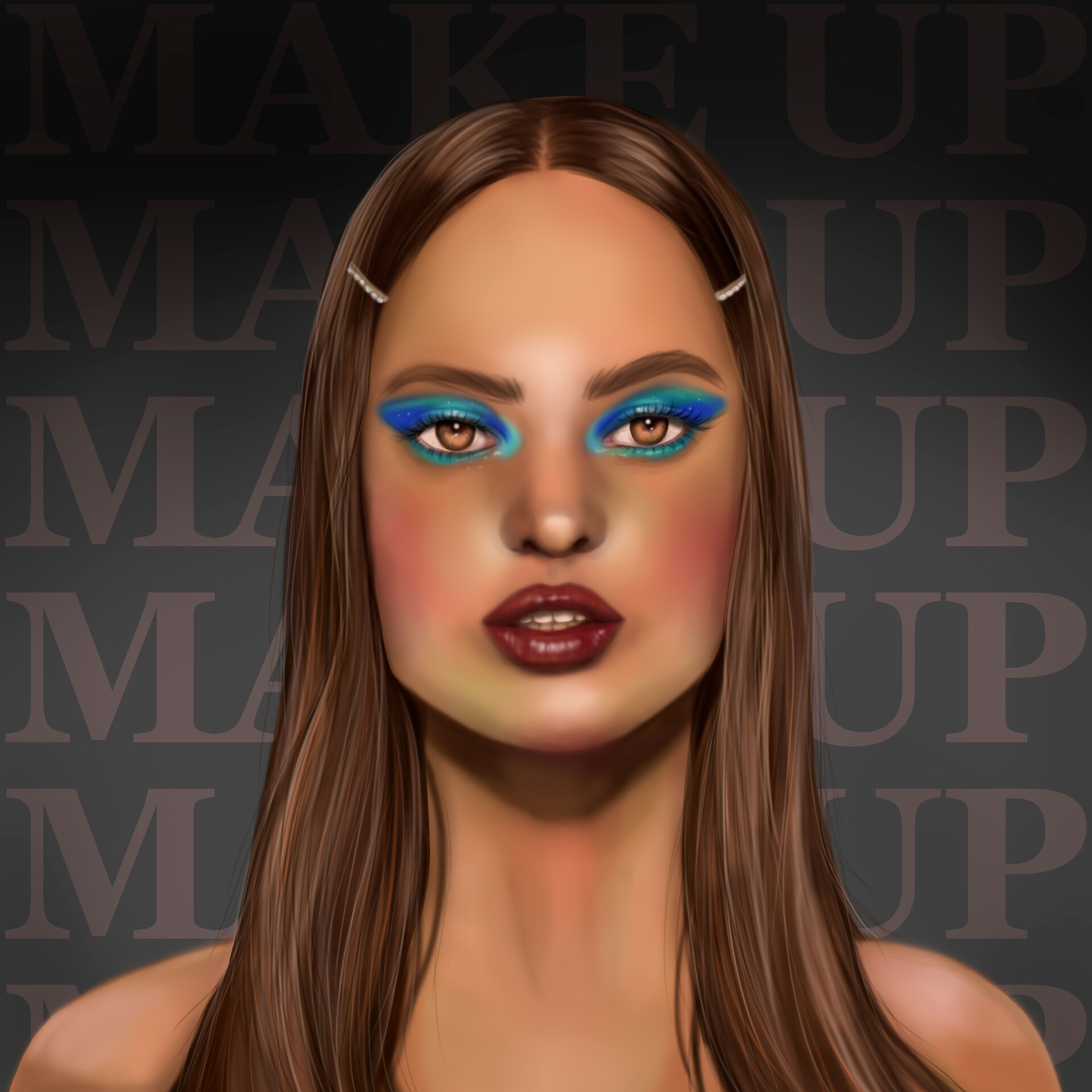 ArtStation - Make up Illustration