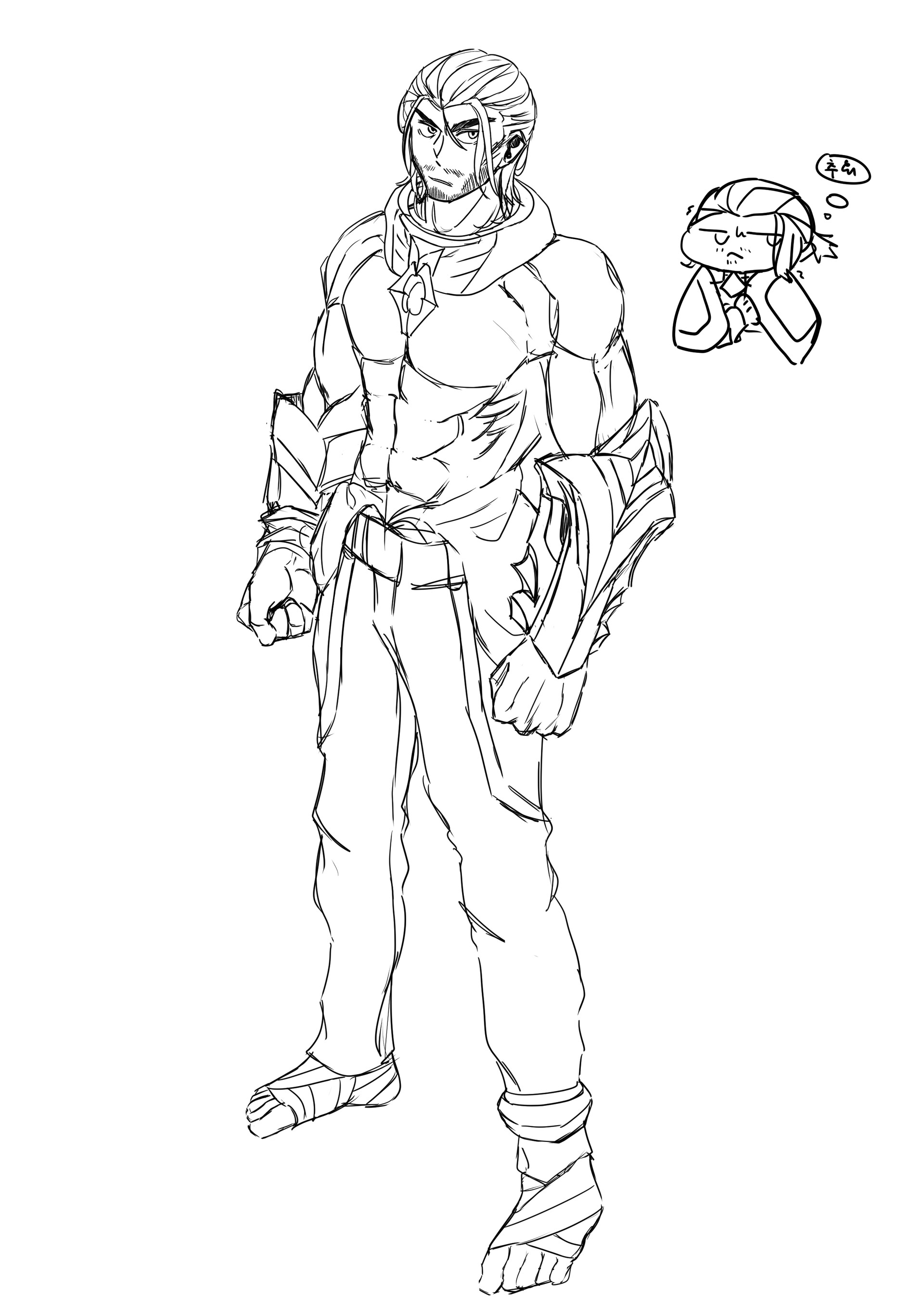 ArtStation - League of Legends Sylas sketch