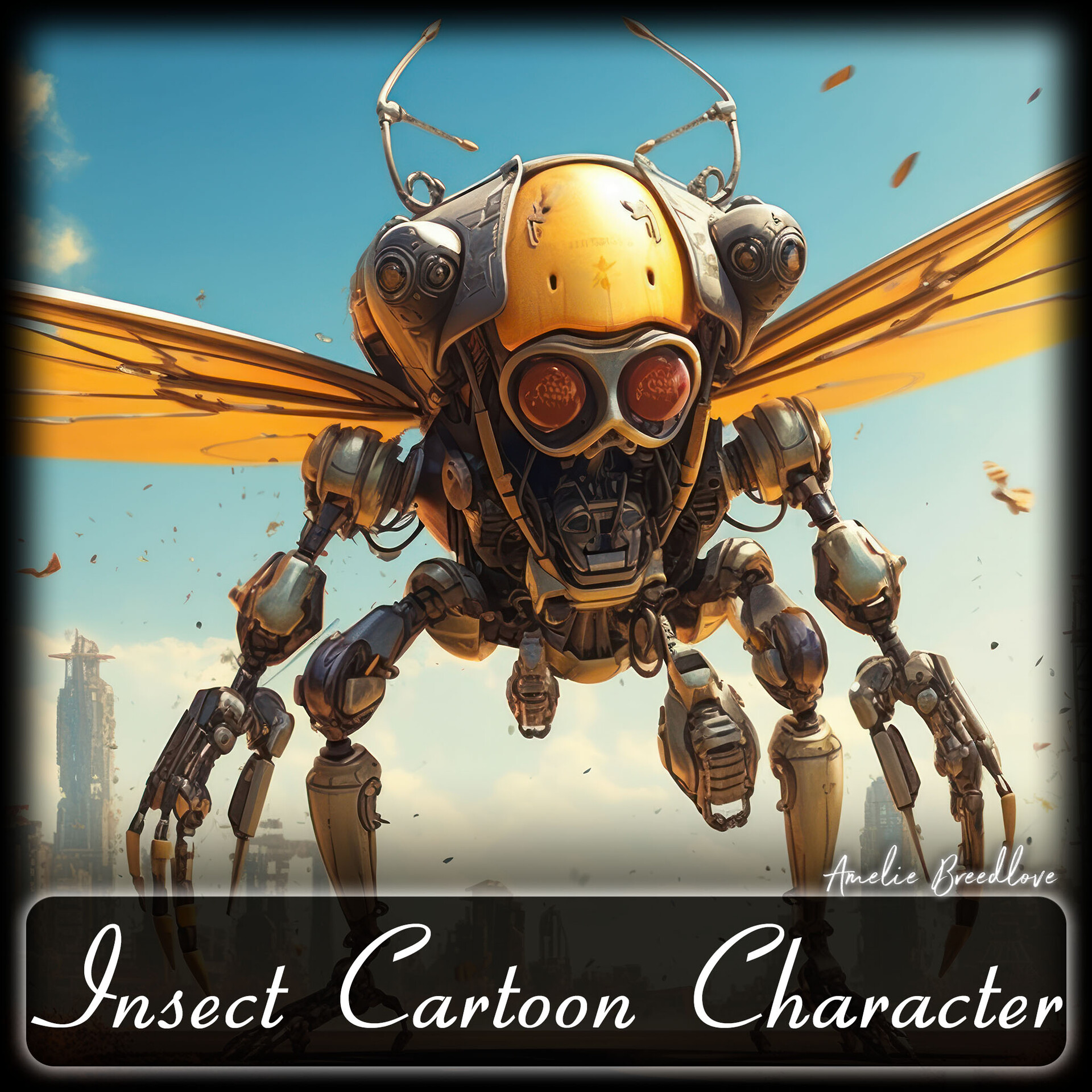 ArtStation - 200 Insect Cartoon Character (Full Body) Reference Pack ...