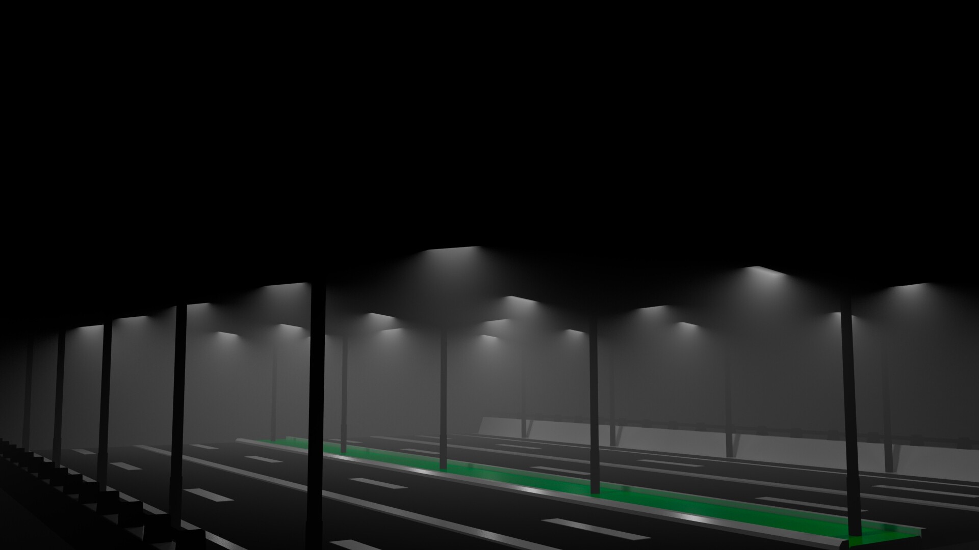 ArtStation - Night Street Lighting