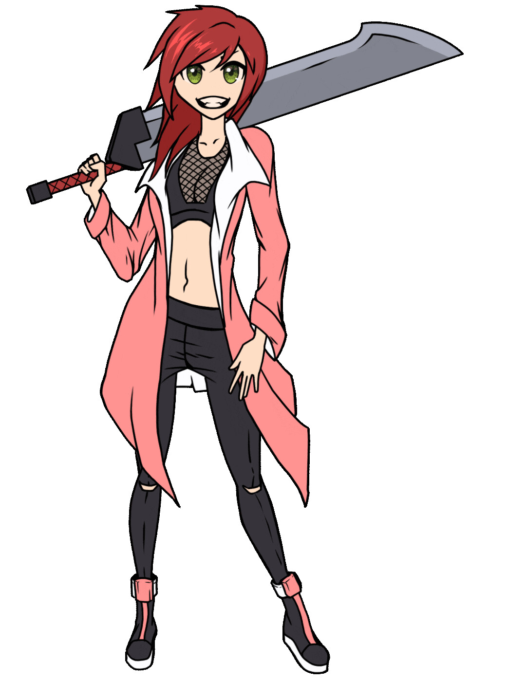 ArtStation - Anime Girl - Idle Spine 2d