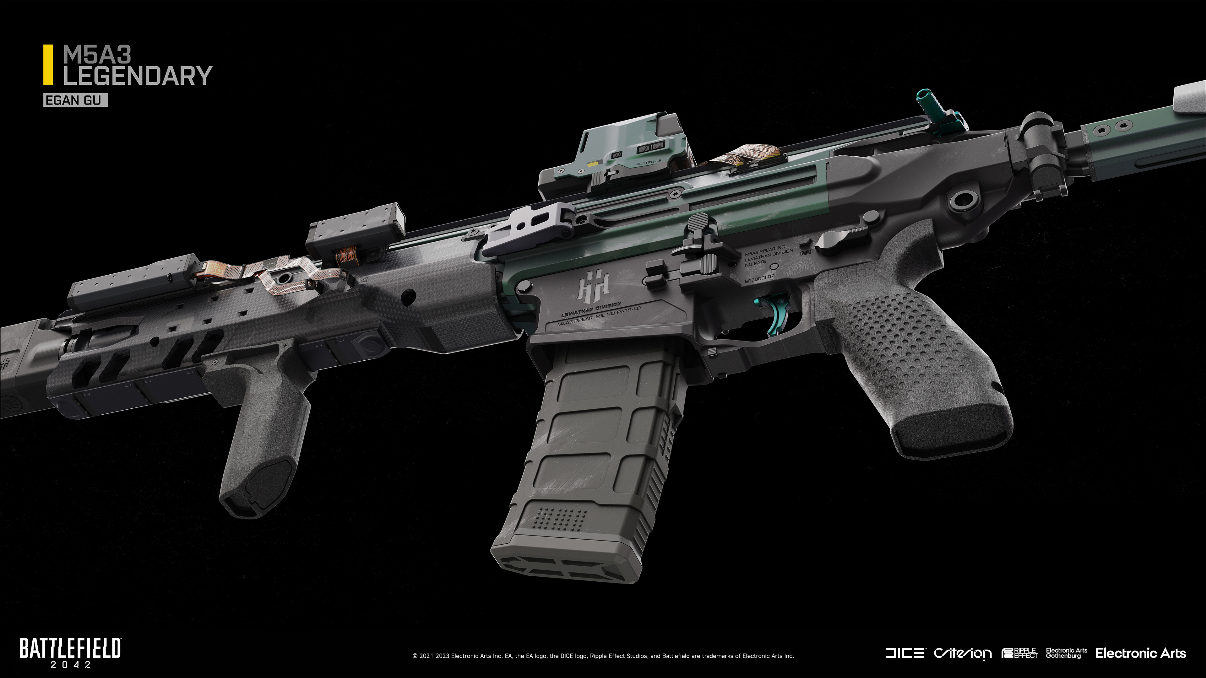 Egan gu - Battlefield 2042 | Legendary Weapon Cosmetics