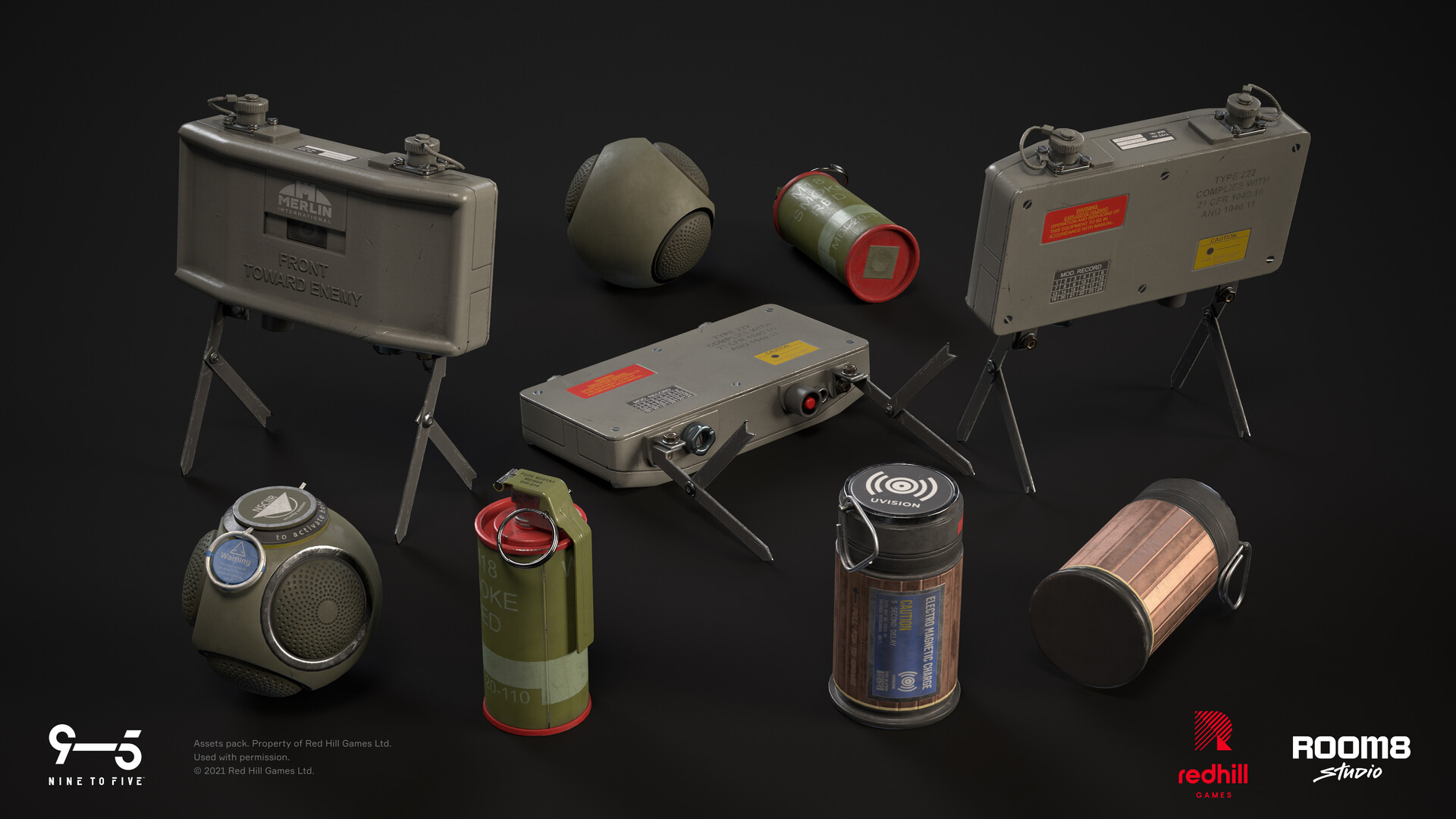 Room 8 Studio - Portfolio - Props (Nine to Five)