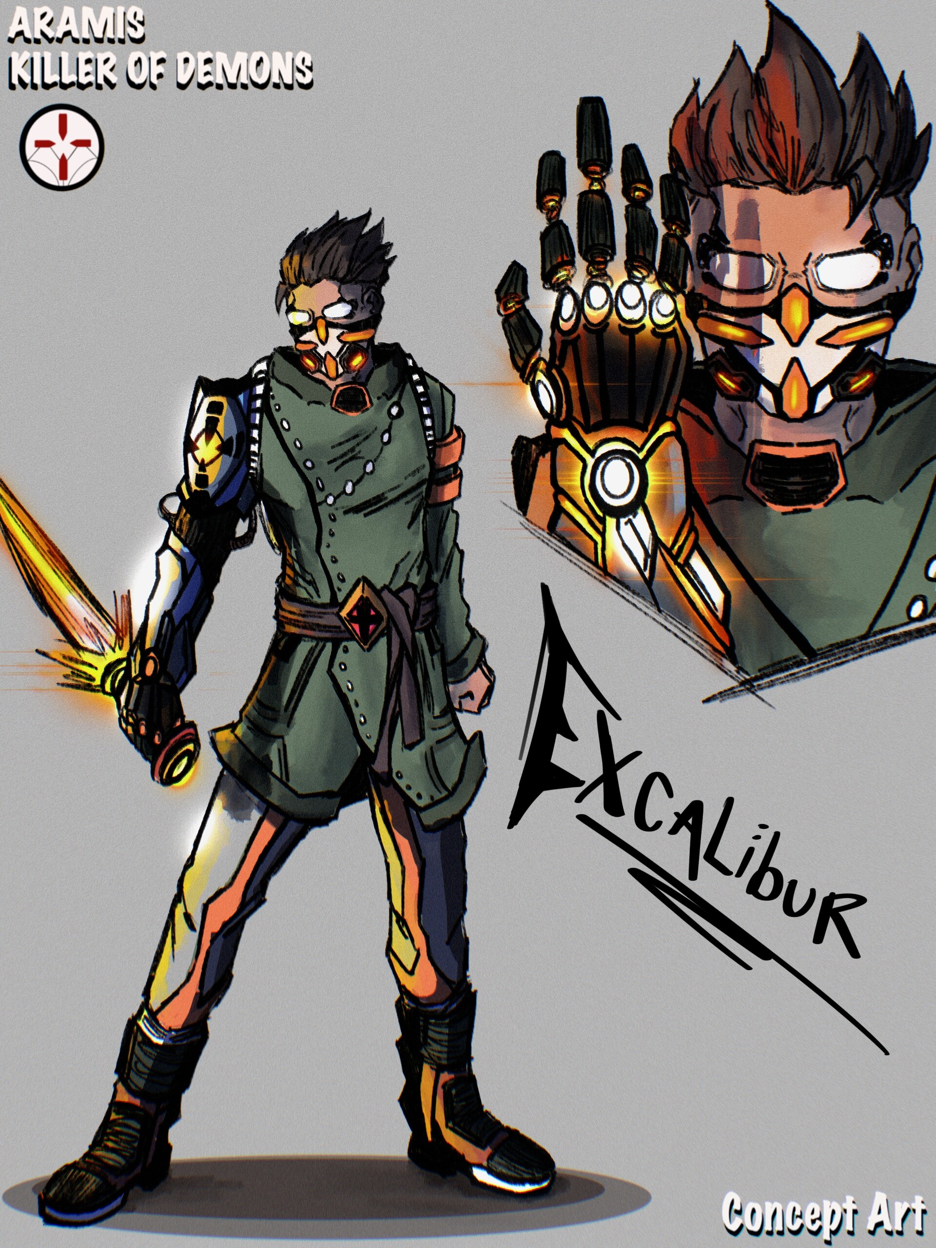 ArtStation - Excalibur (Character Sheet)