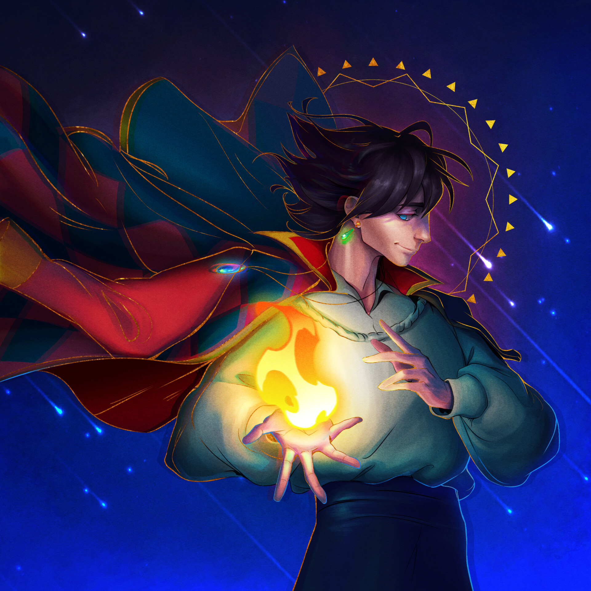 ArtStation - Howl and Calcifer