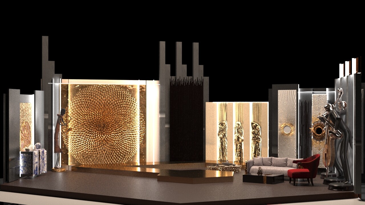 ArtStation - tv program location for fashion show