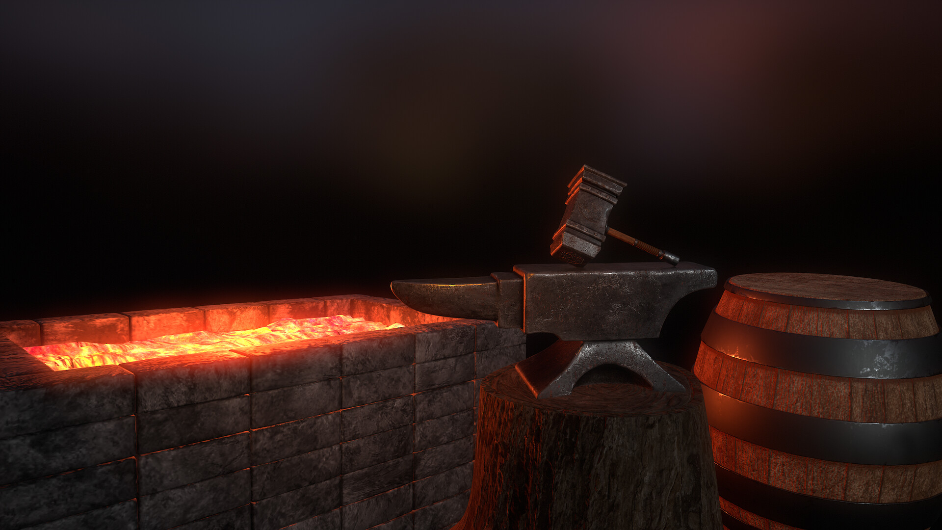 ArtStation - Blacksmith Tools