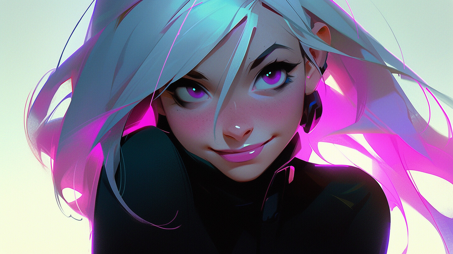 ArtStation - Smiling girls