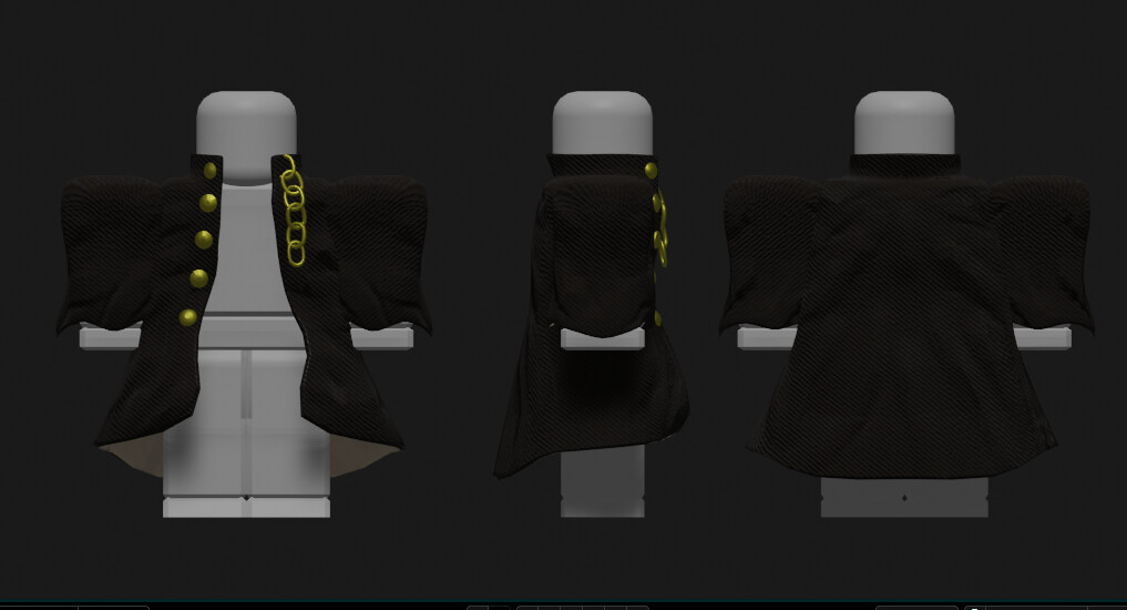 ArtStation - Jotaro Coat (Jojo Bizzare Adventures)