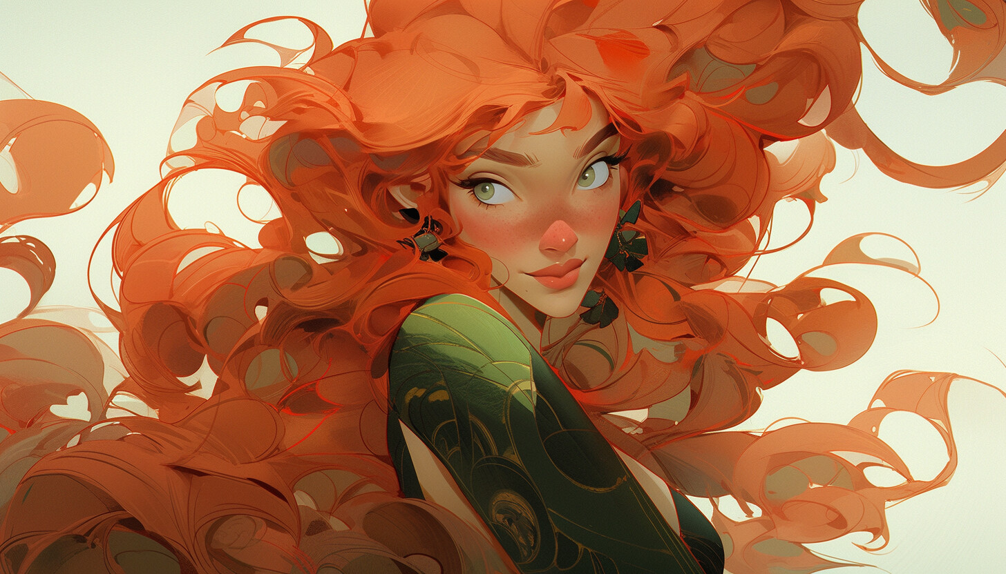 ArtStation - Red hair