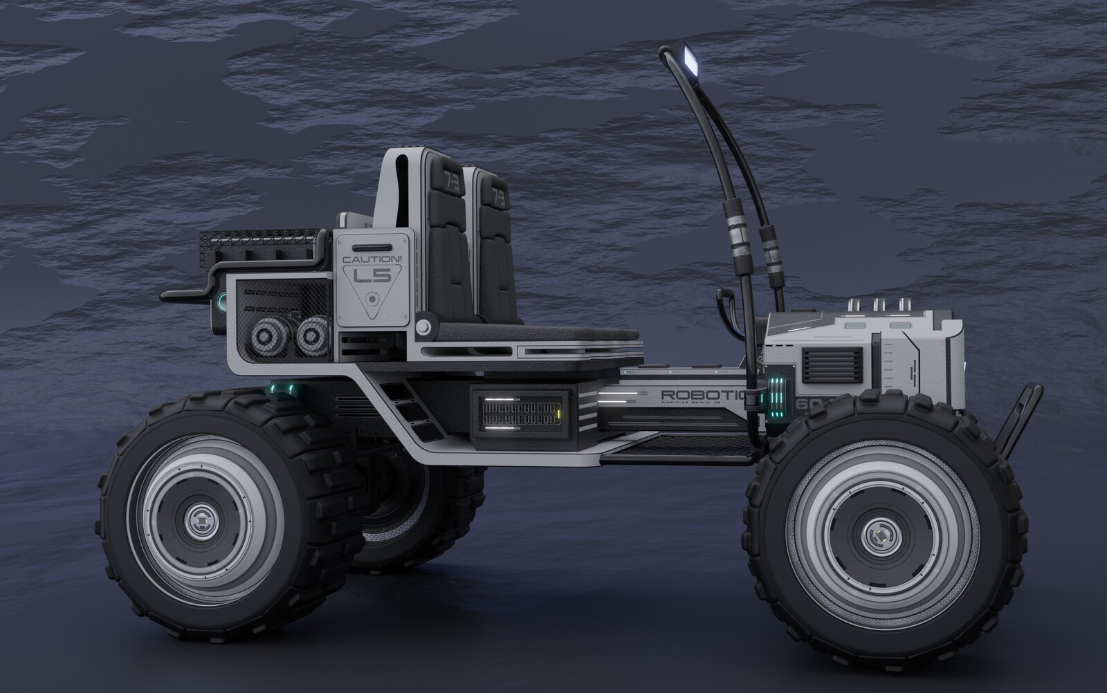 Sergey Maryshev - Sci-fi Rover Concept