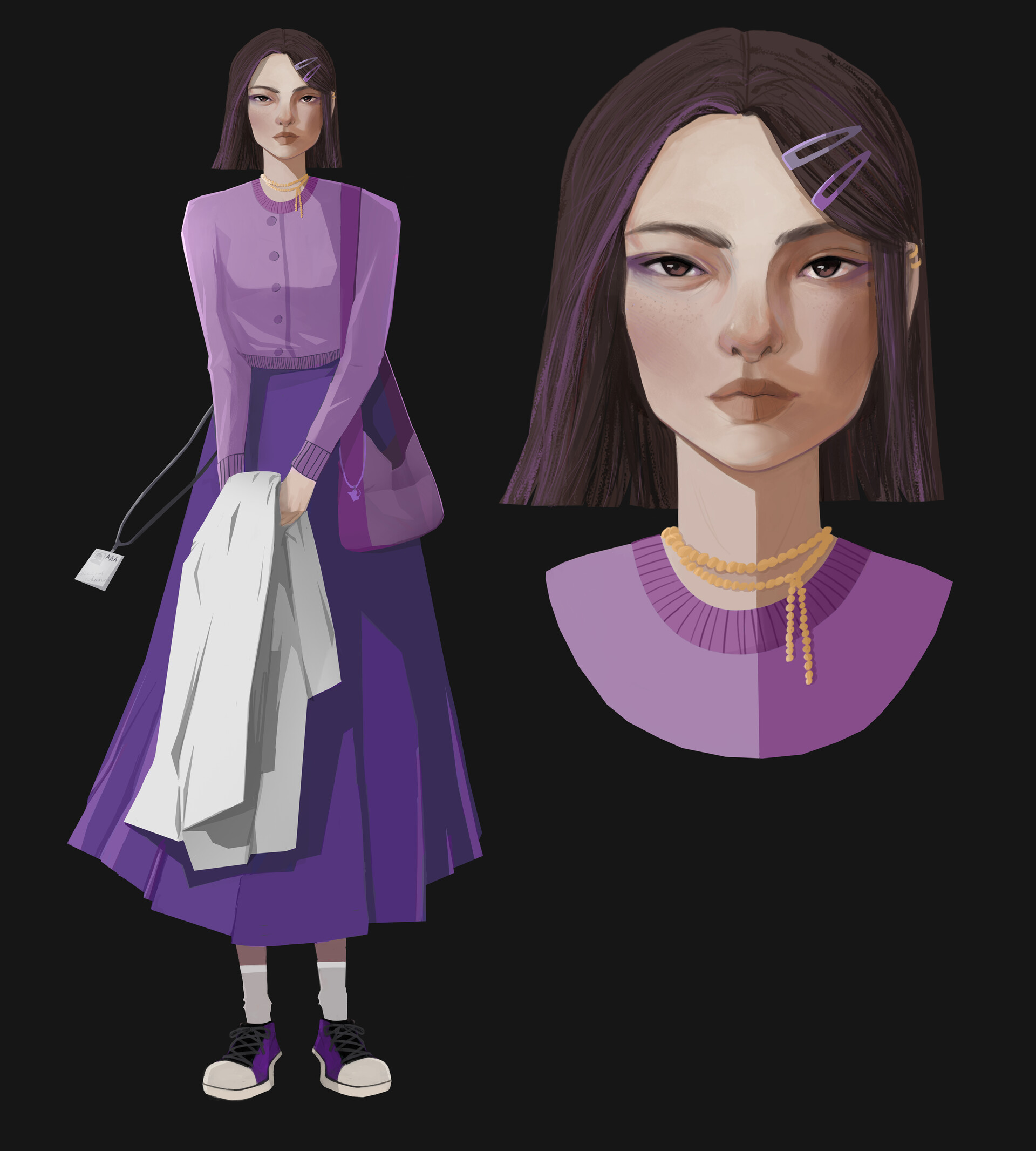 ArtStation - girl_01 for untitled project