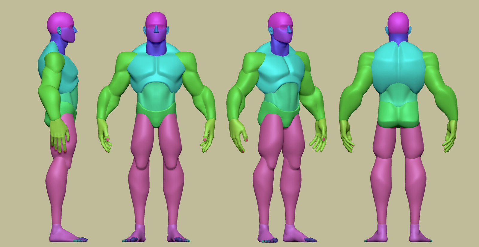 Follygon - ModMesh: Body Base Meshes