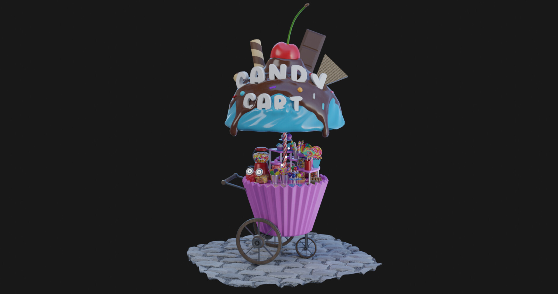 ArtStation - Candy Cart