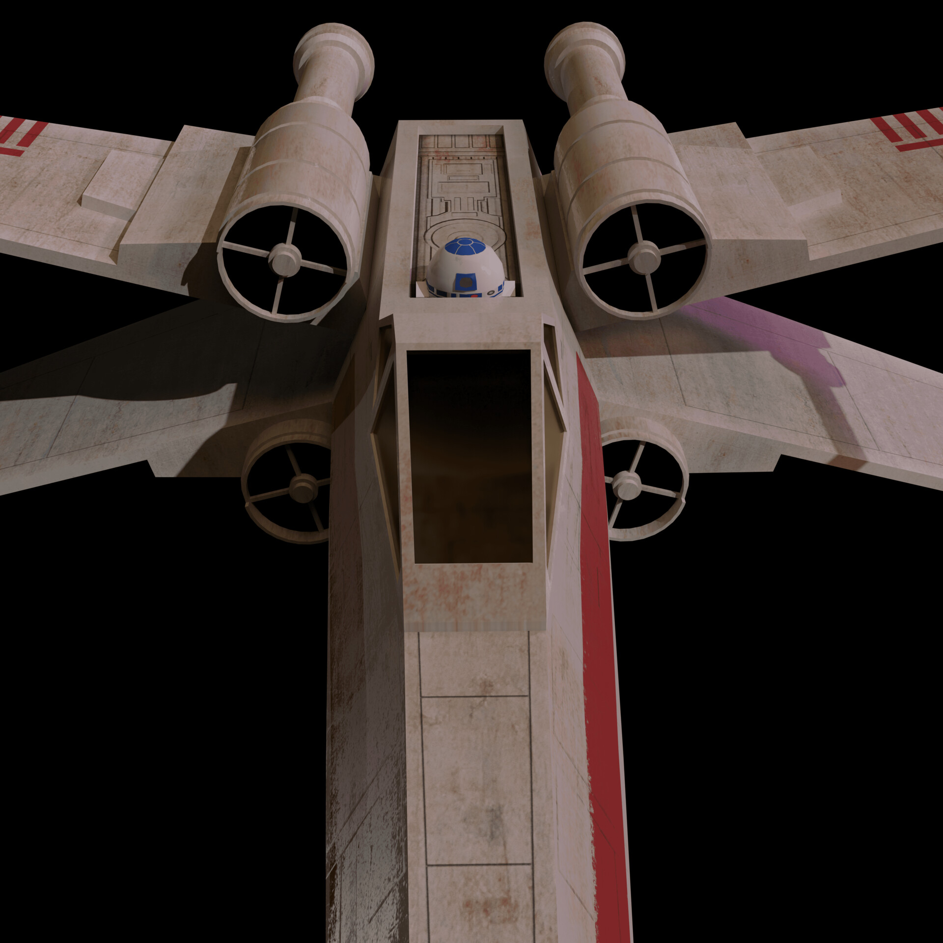 yunus eren - Low- Poly X-Wing