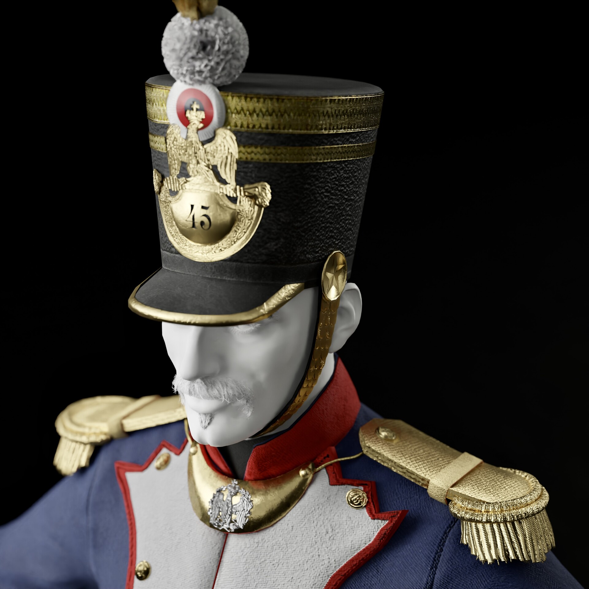 Alican Norbert Tulan - Napoleonic Era French Superior Officer Regiment ...