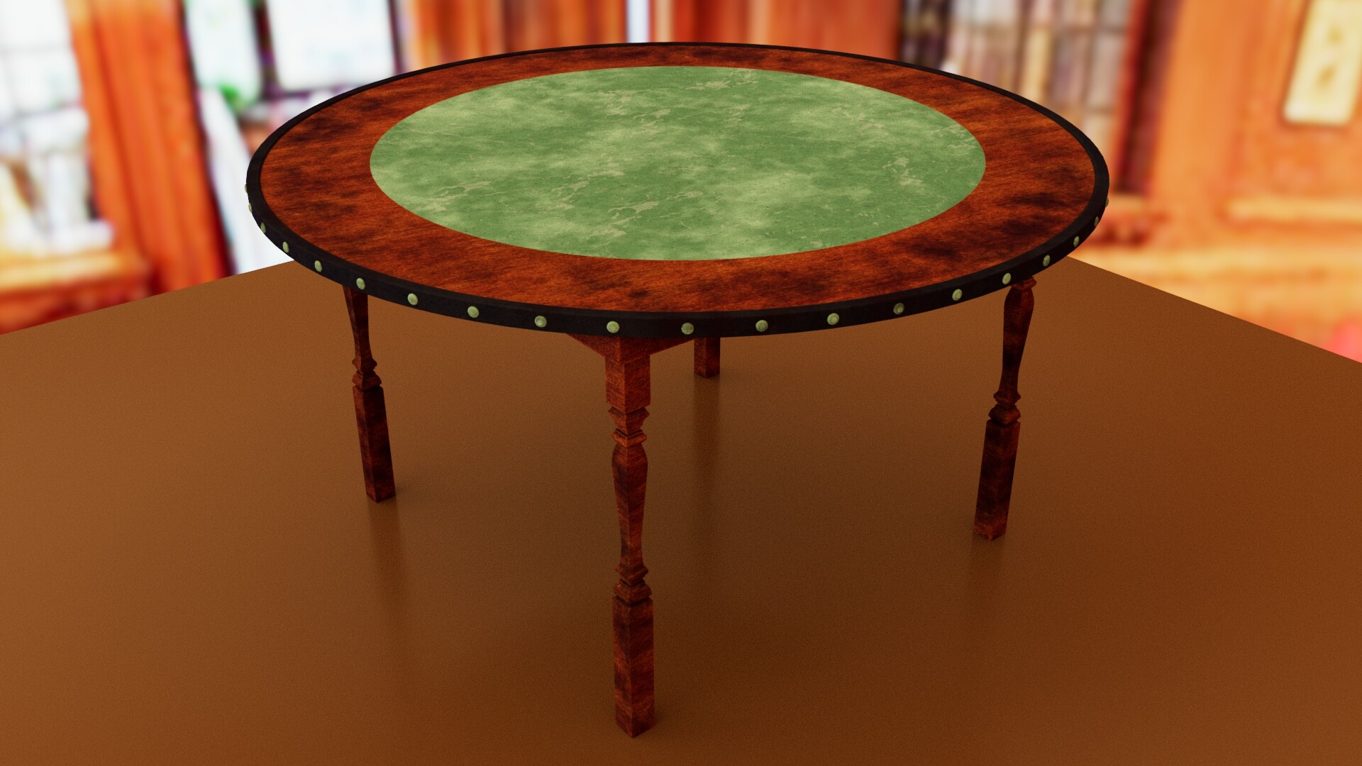 ArtStation - Texturing and lighting a table - university project