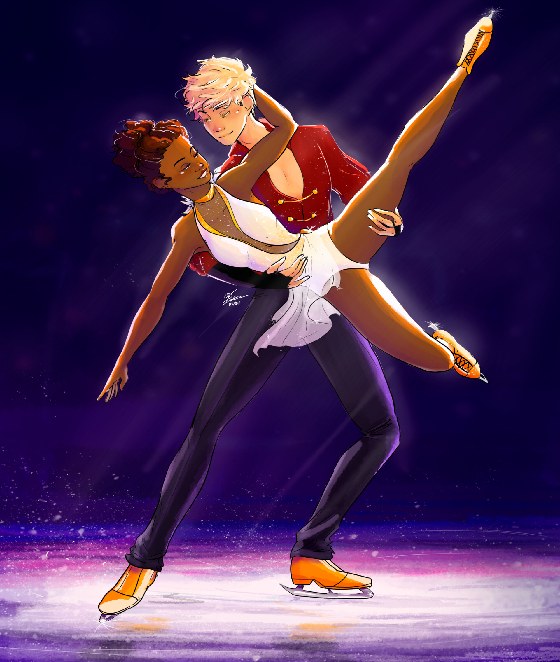 ArtStation - Ice skating