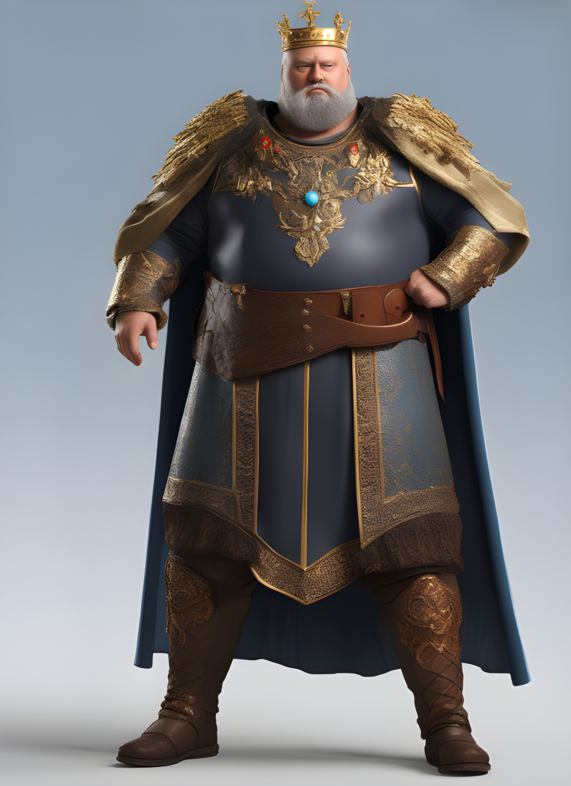 ArtStation - medieval king 3d character
