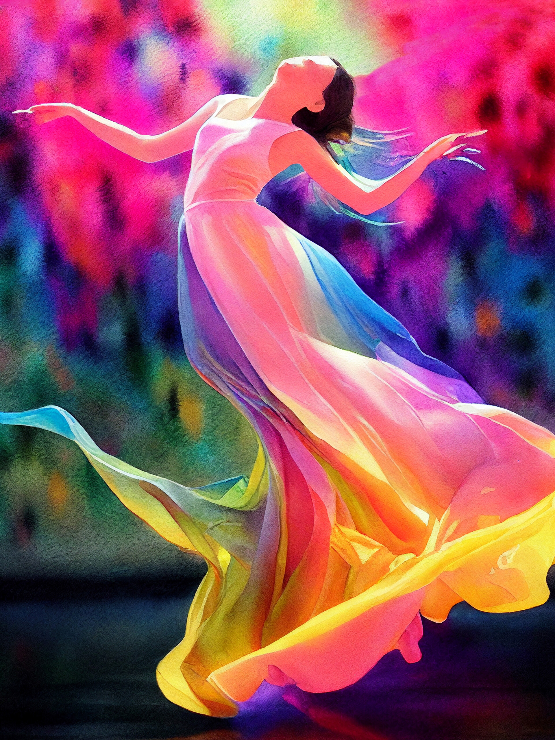 Worship Dance Drawing