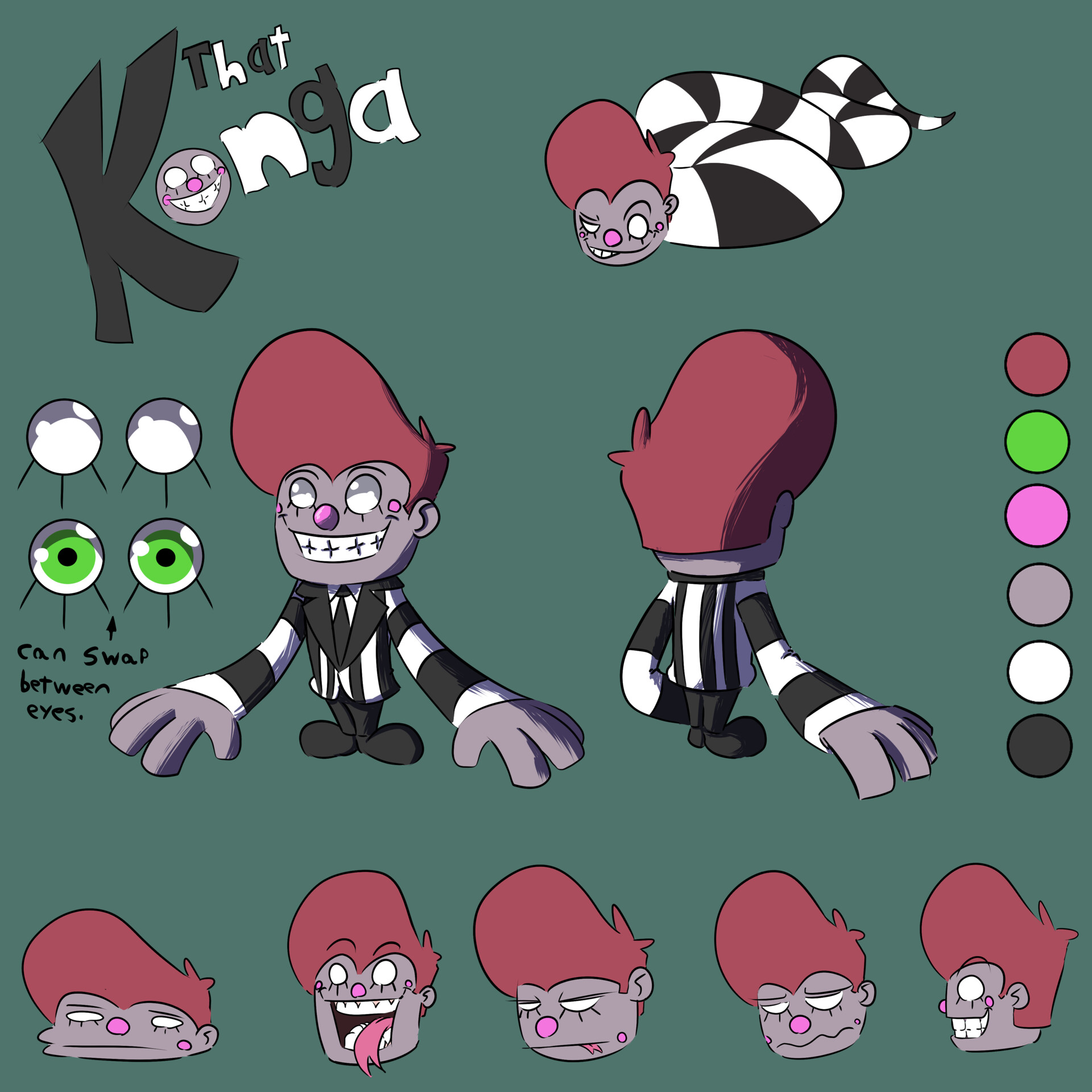 ArtStation - Konga Reference sheet