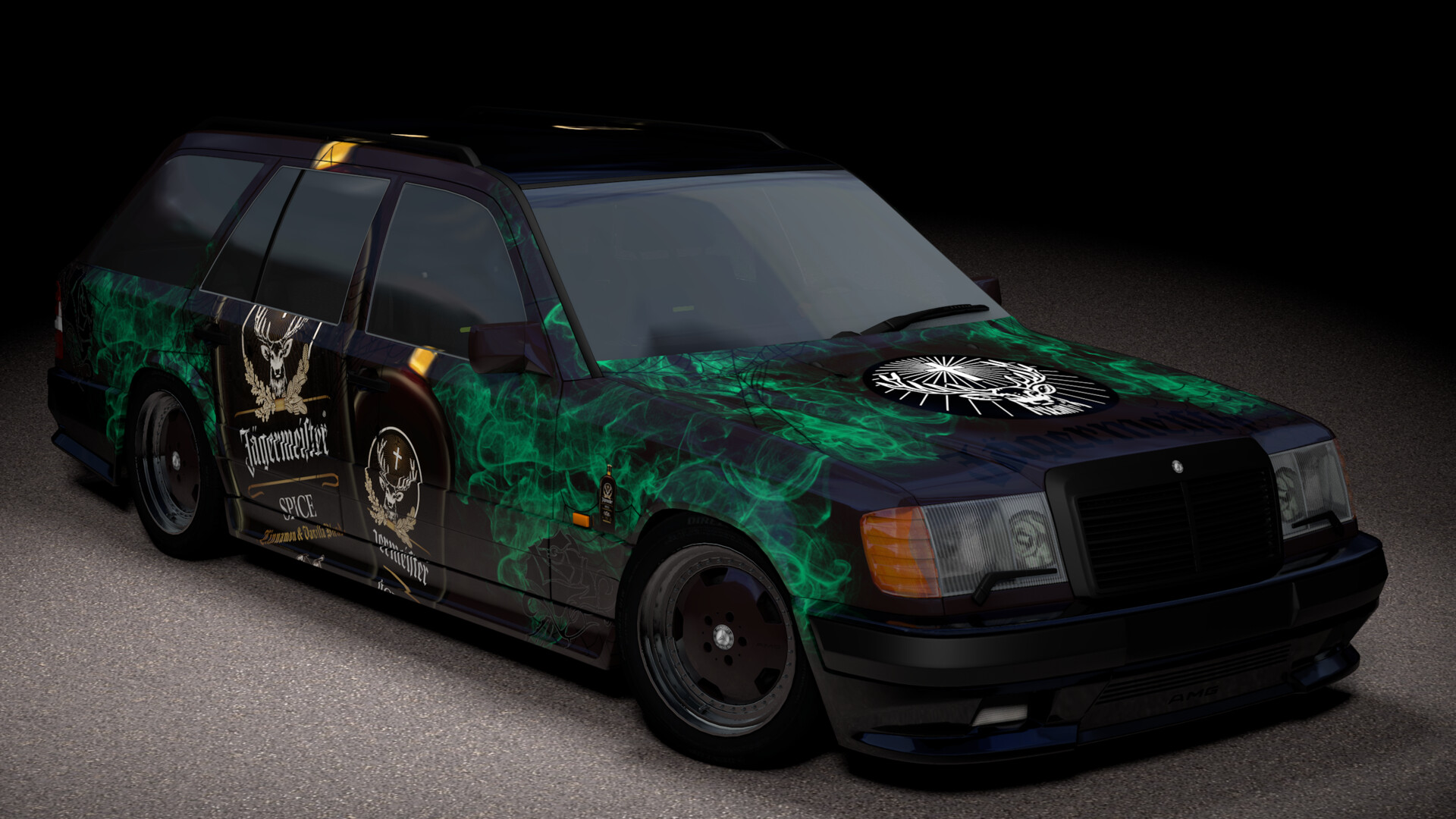 ArtStation - Mercedes-Benz W124 Hammer Touring "Jager"