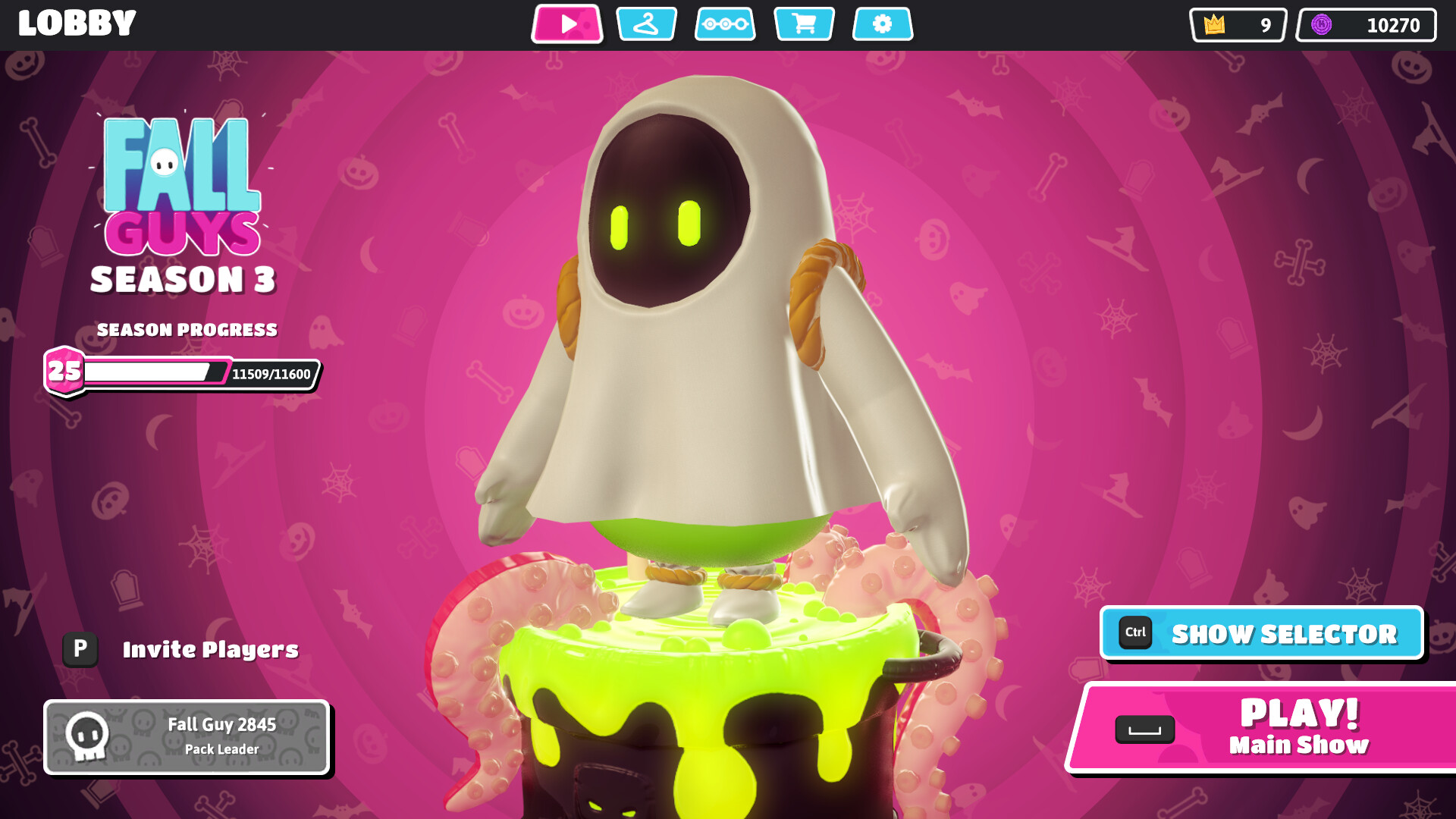 Henil Chheda - Fall Guys - Halloween themed set FAN ART