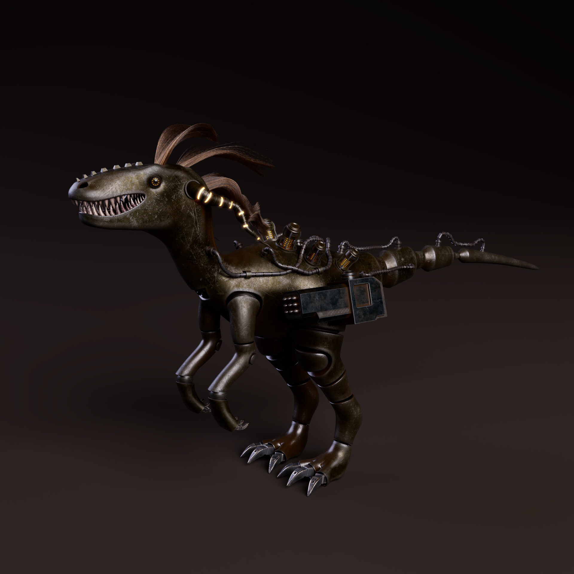 ArtStation - Velociraptor-Scifi