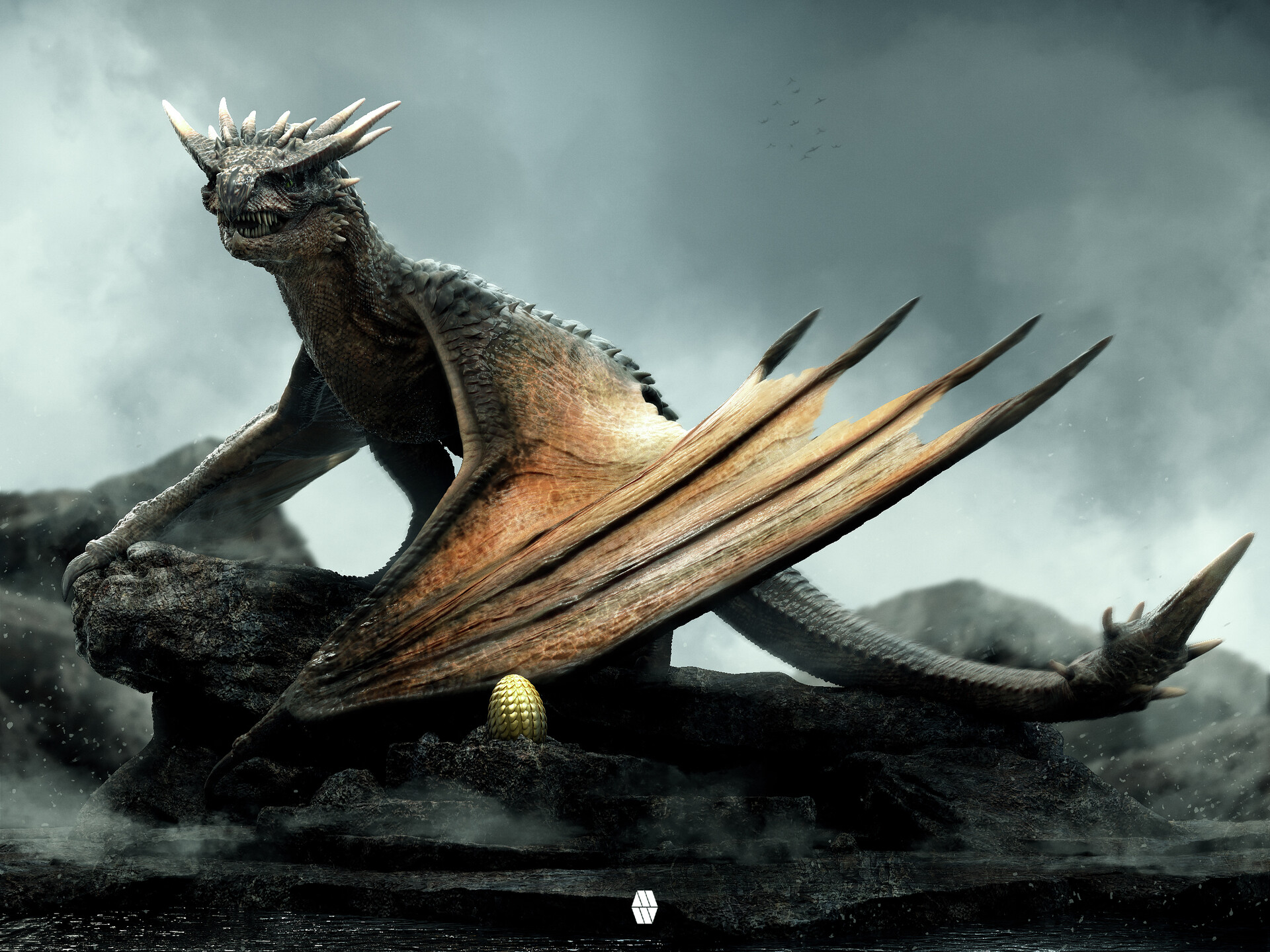 hungarian horntail coloring pages