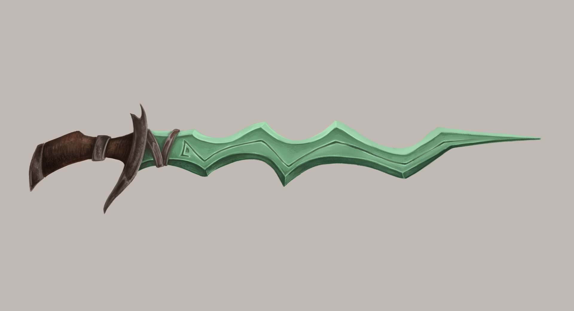 ArtStation - Snake Sword Render
