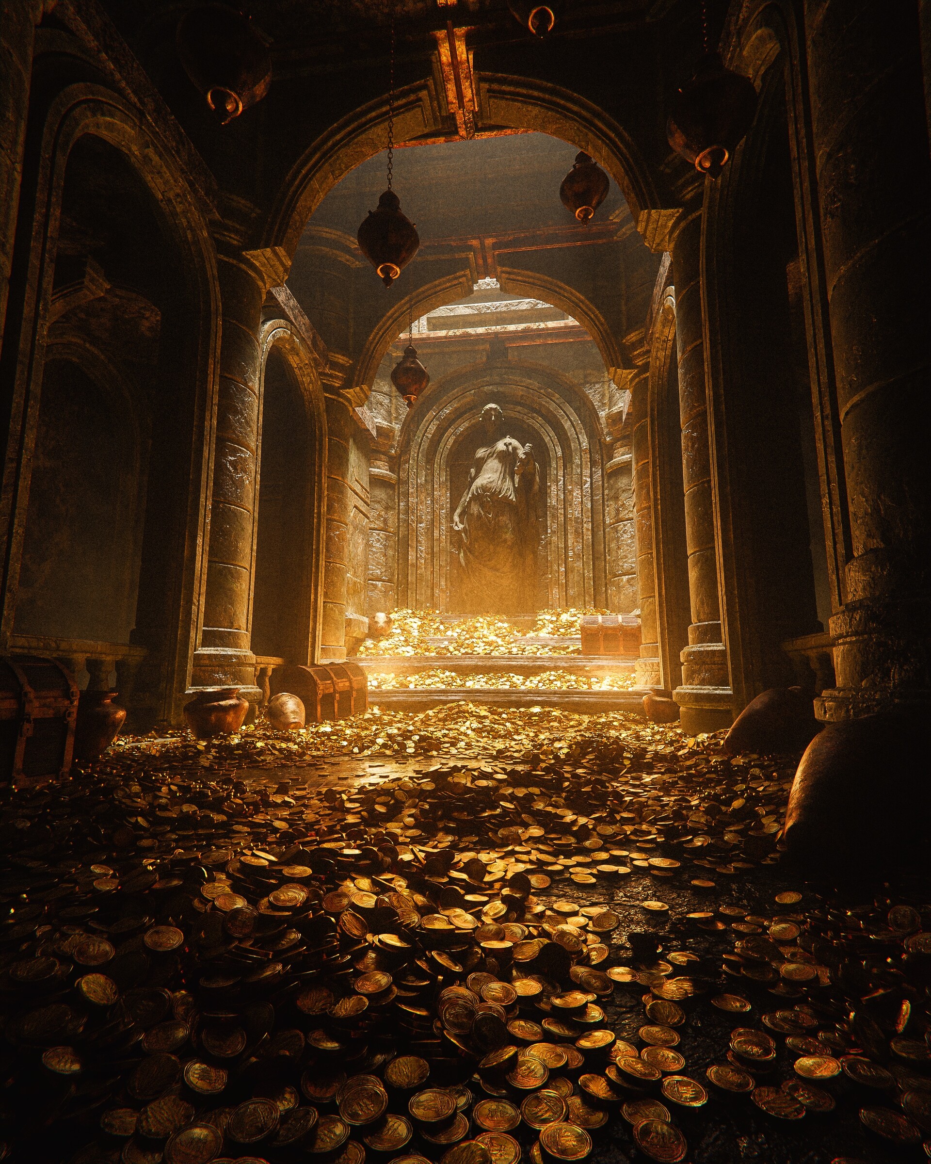 ArtStation - Hall of Gold
