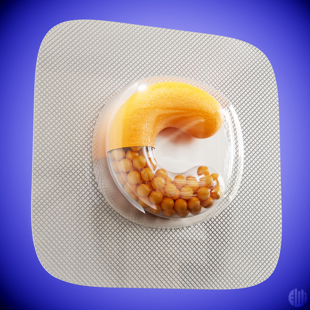 ArtStation - 3D Vitamin C