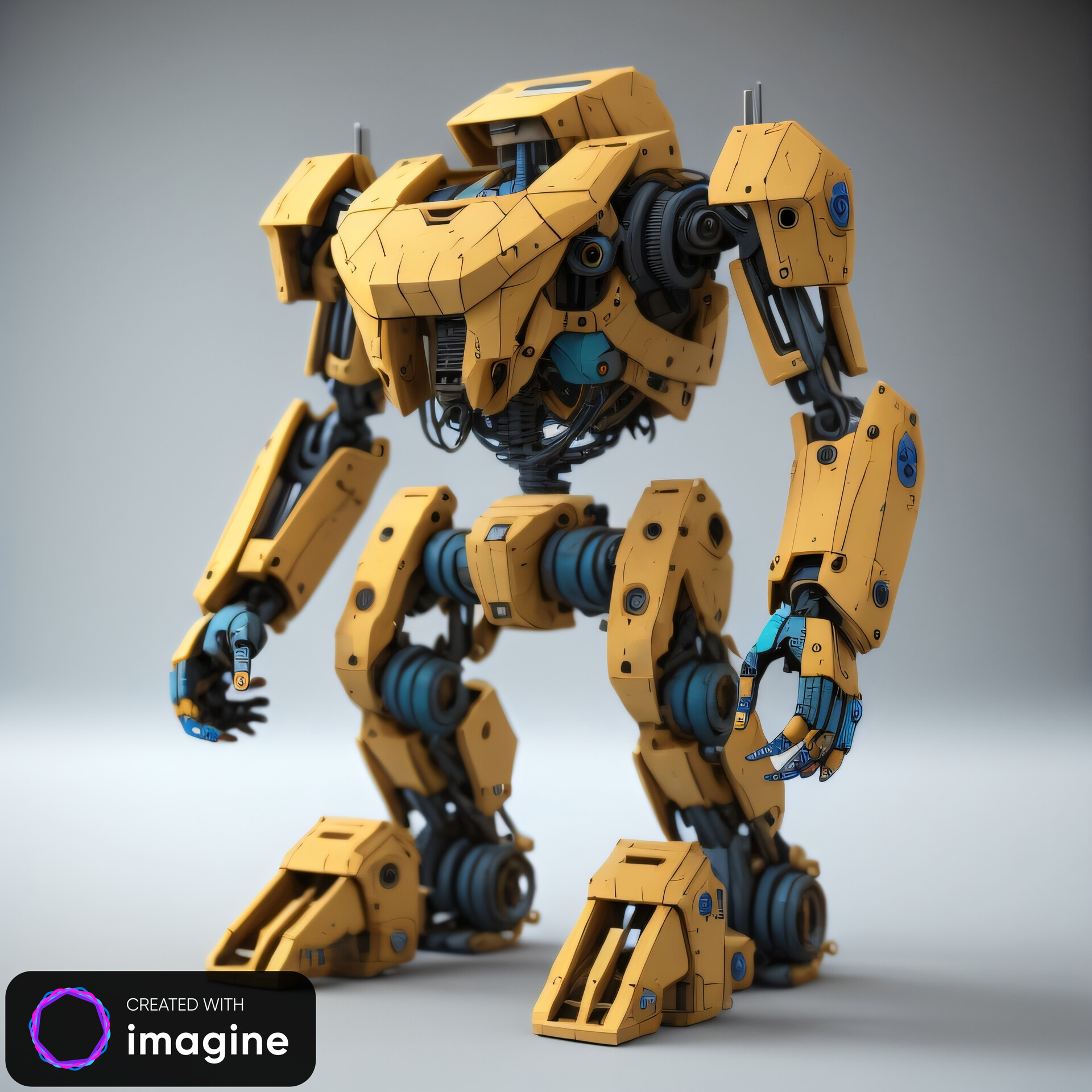 ArtStation - The yellow bot