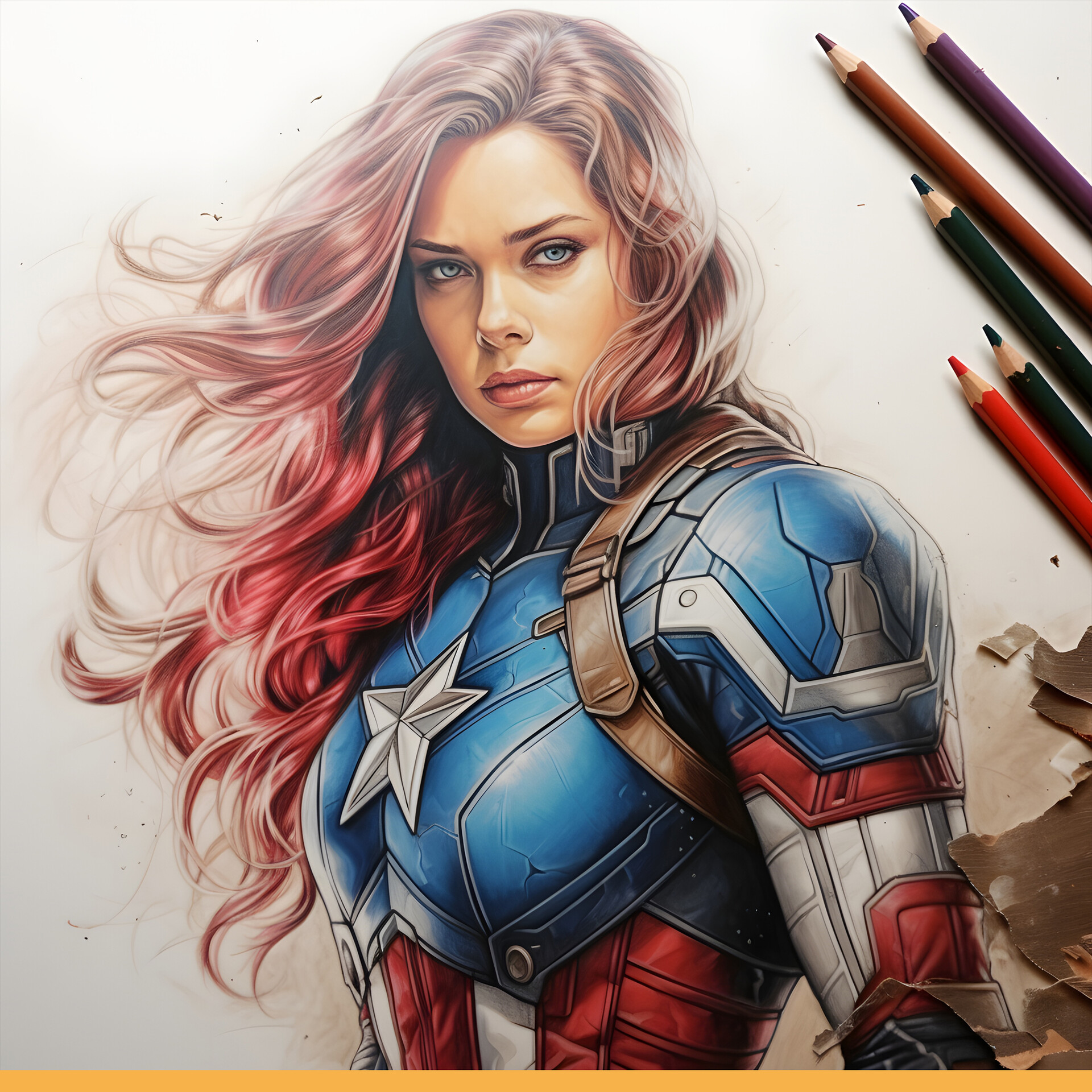 ArtStation - 303 Female Hero Sketch Design References