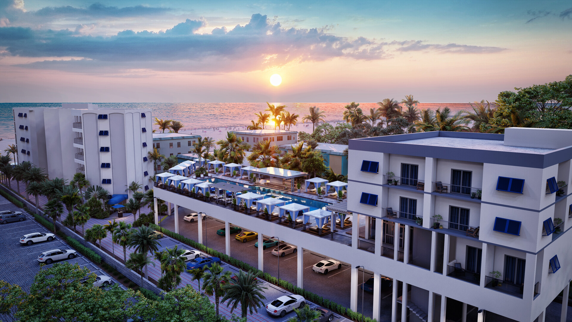 ArtStation - Hotel, Bar & Gaming area by 3d architectural design Yangon ...