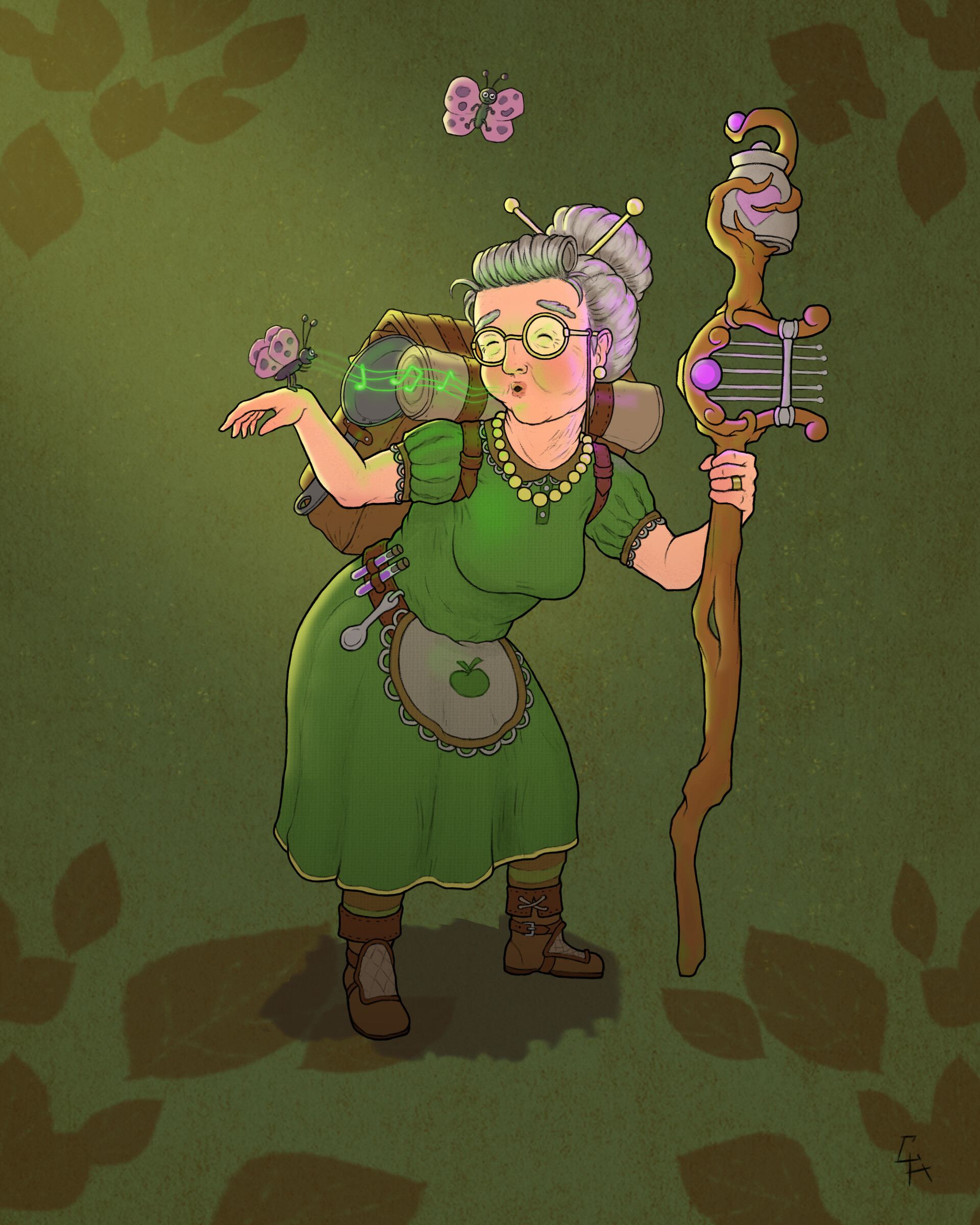ArtStation - DnD character Granny Smith