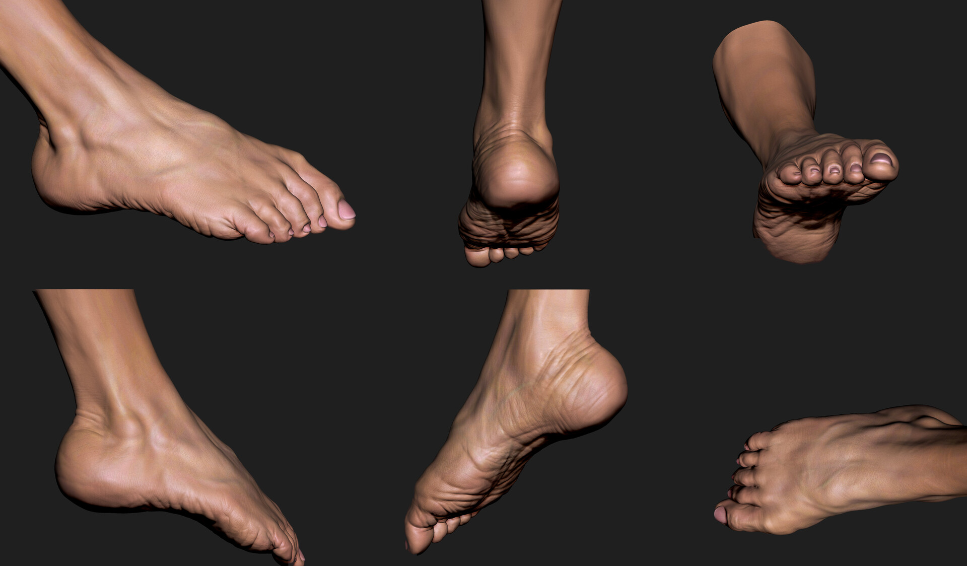 Sherif Dawoud | 3D Game Artist - Feet Sculpting and Animation Study ...