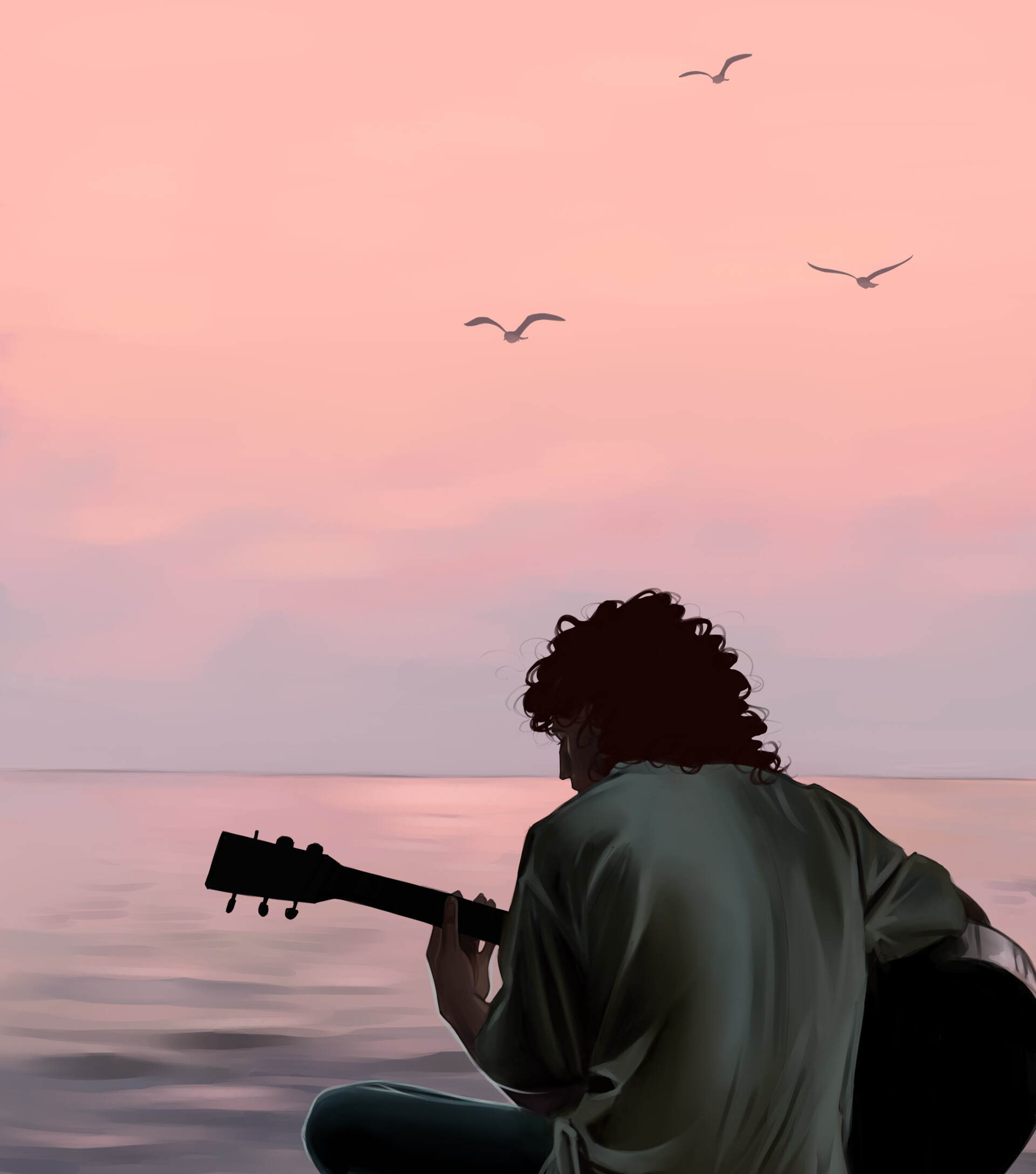 ArtStation - Pink sea