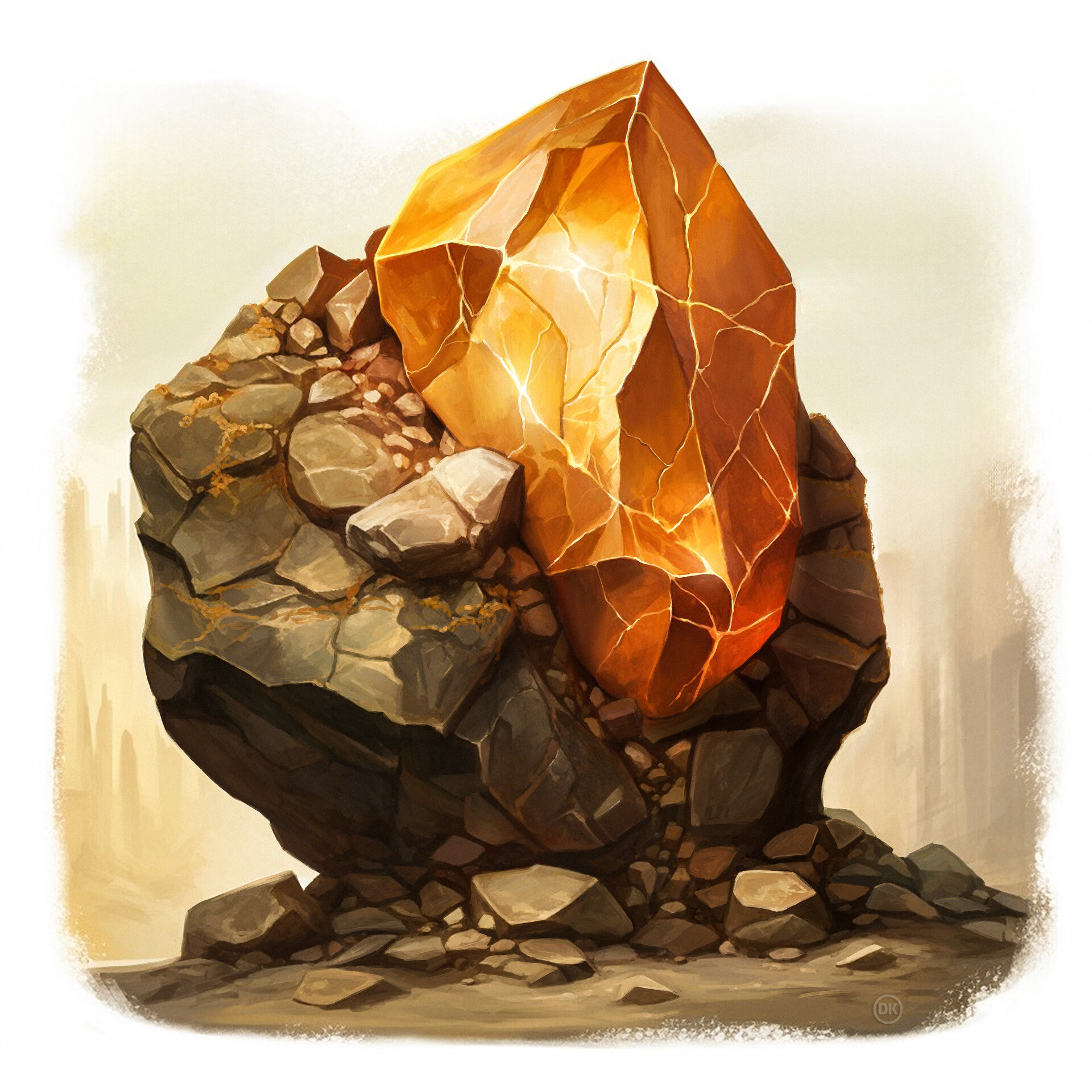 ArtStation - The Amber Stone of the Cataclysm