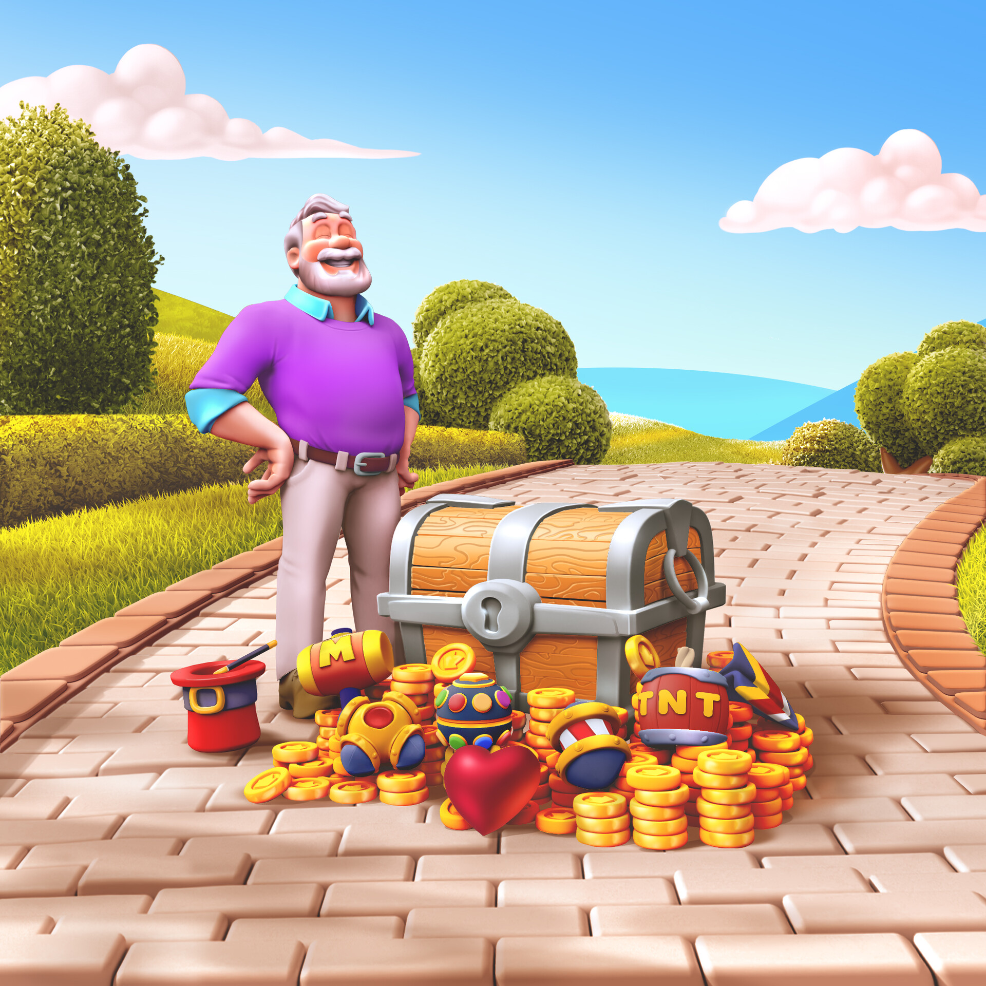 ArtStation - overpaint study