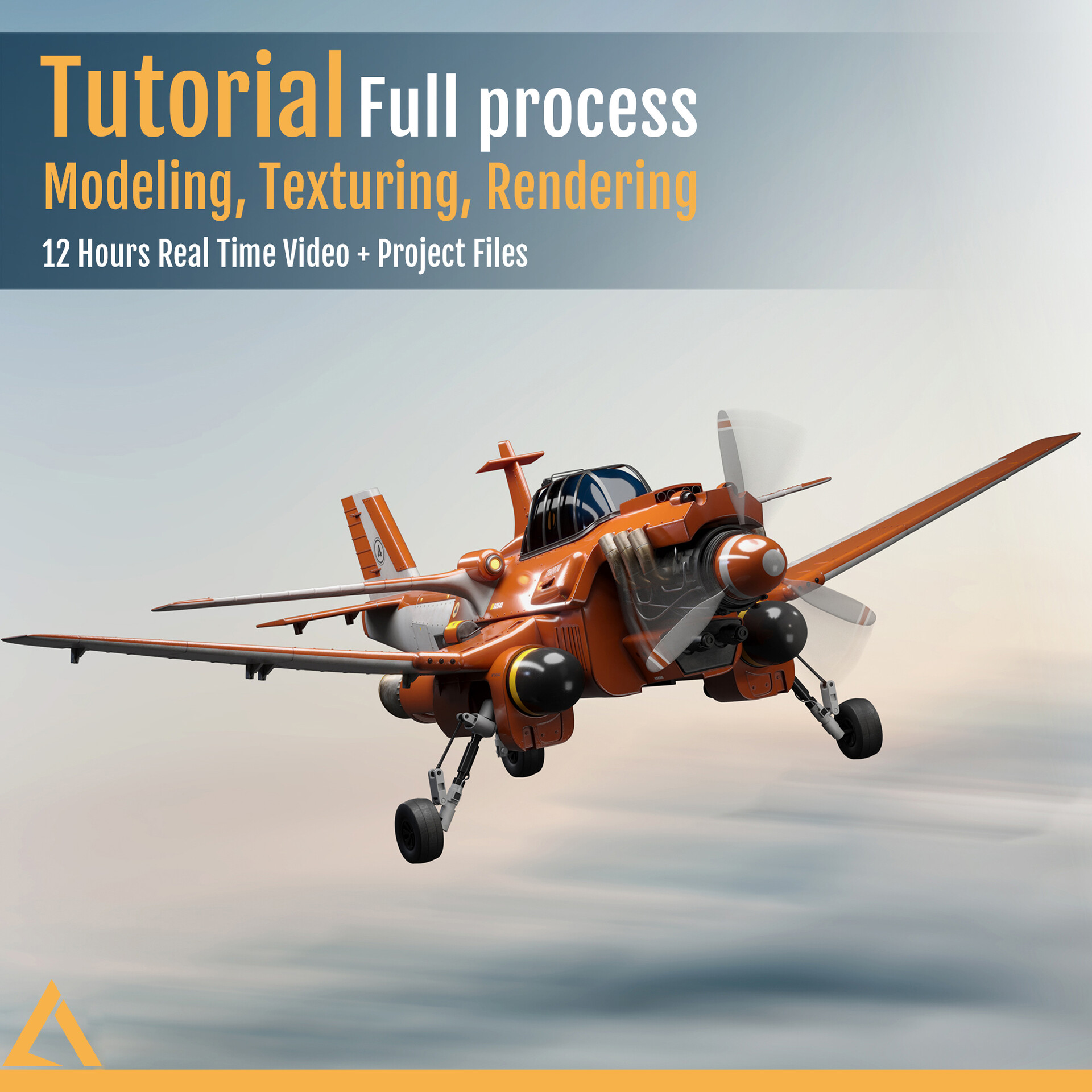 ArtStation - Aircraft Tutorial Full Process