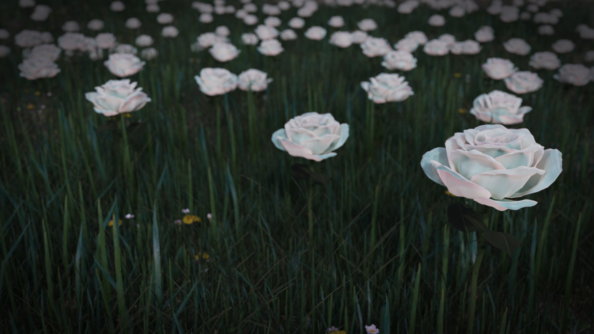 ArtStation - White Rose Field