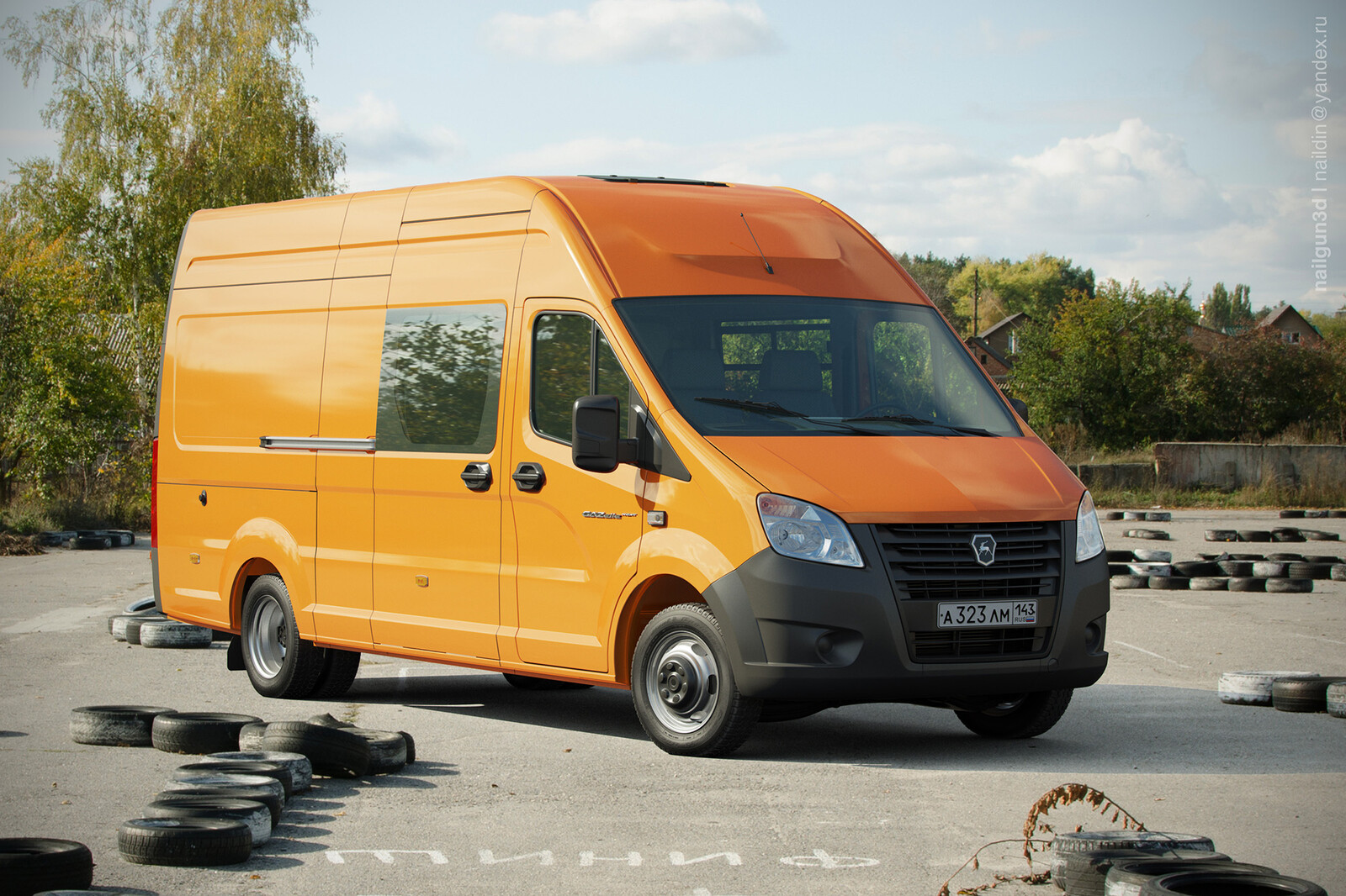 Nailgun3d _ Nail Khusnutdinov - GAZ-A32R3 Gazelle Next + GAZ-A32R2 Gazelle Next