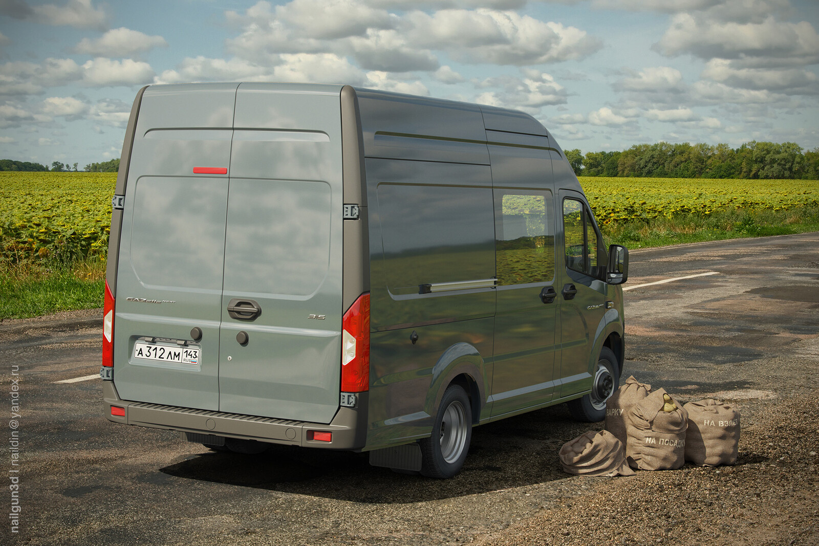 Nailgun3d _ Nail Khusnutdinov - GAZ-A32R3 Gazelle Next + GAZ-A32R2 Gazelle Next