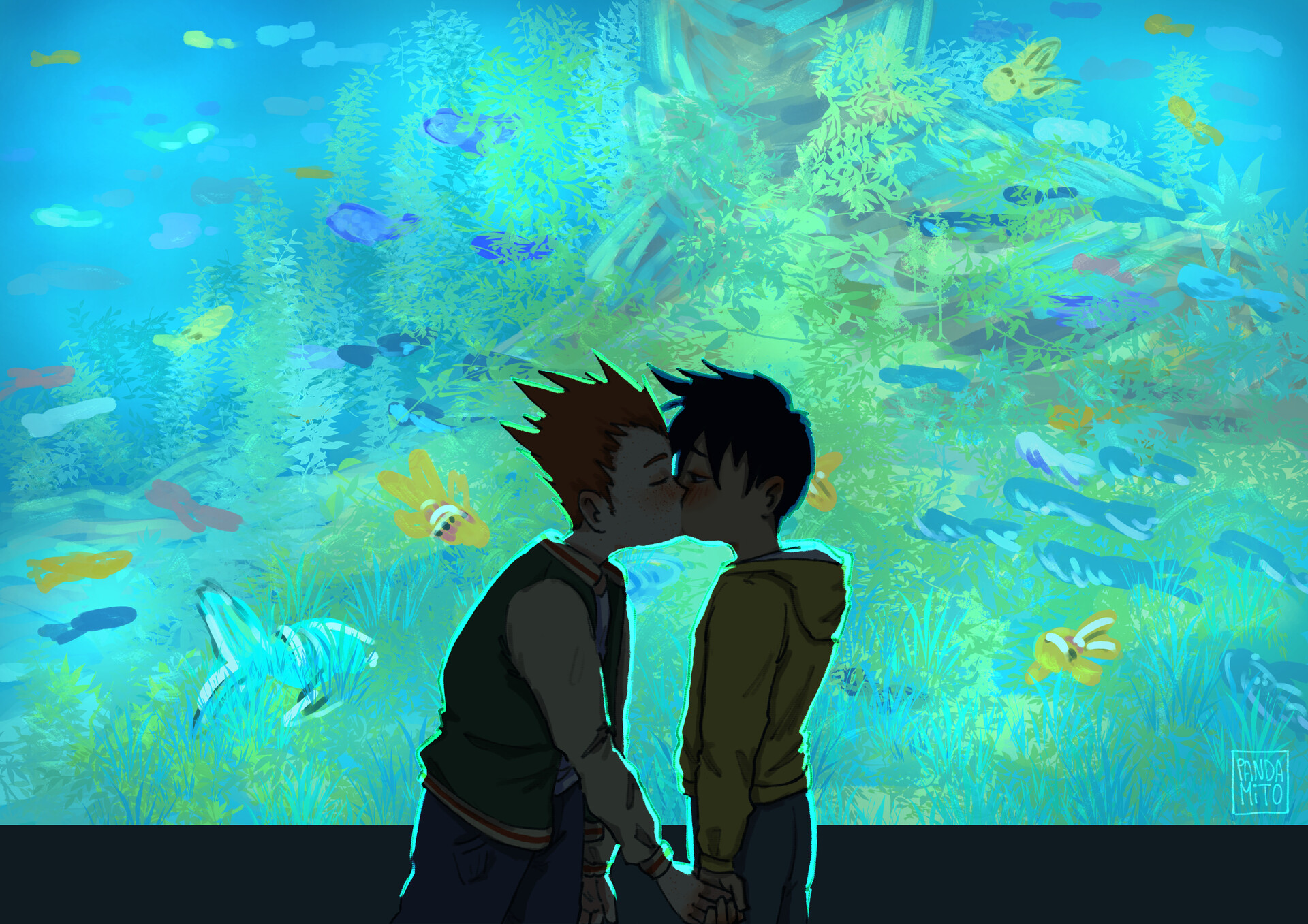 ArtStation - Mob Psycho 100 - Sho Suzuki & Ritsu Kageyama