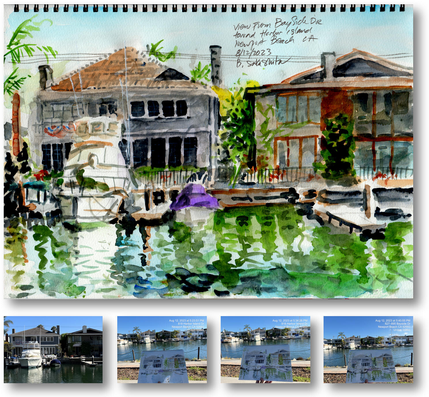 ArtStation - View of Harbor Island from Bay Side Dr, Newport Beach, CA